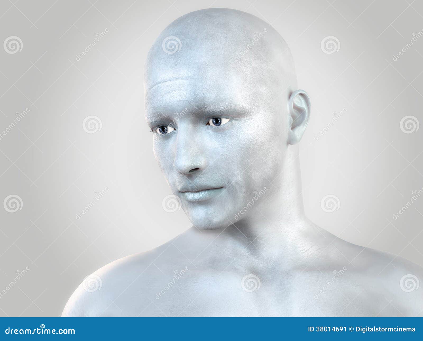 Silver man stock illustration. Illustration of conceptual - 38014691
