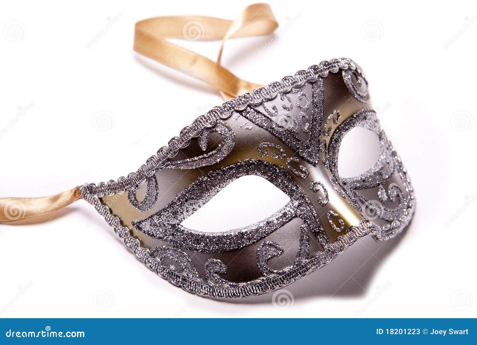 Silver mask. stock image. Image of celebration, glitter - 18201223