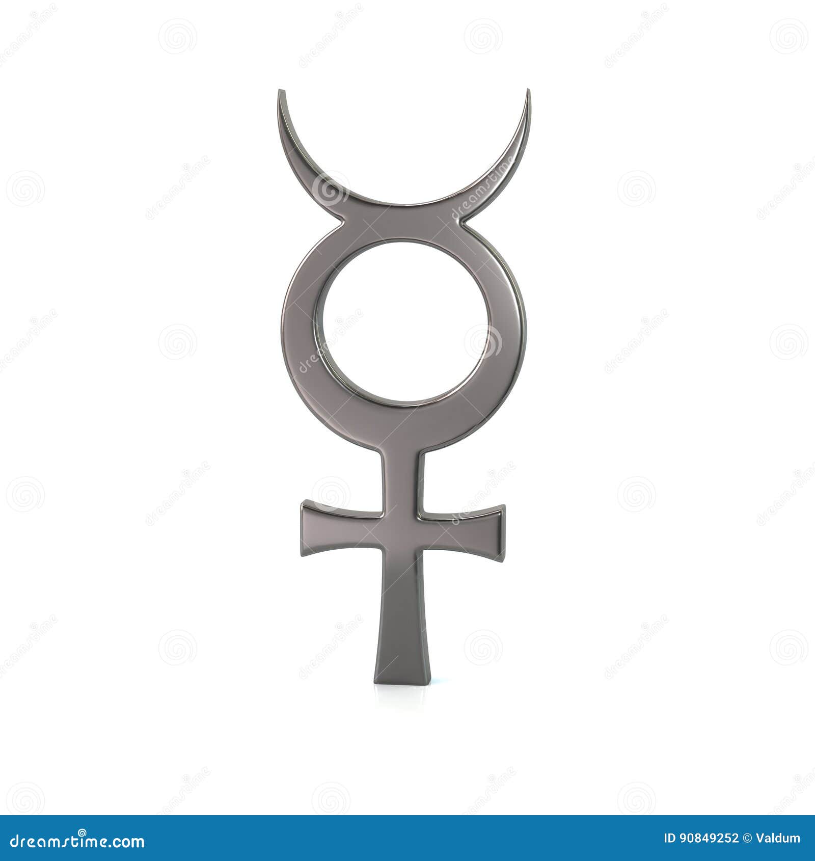 Mercury Symbol Icon Black Color Illustration Flat Style Simple Image ...