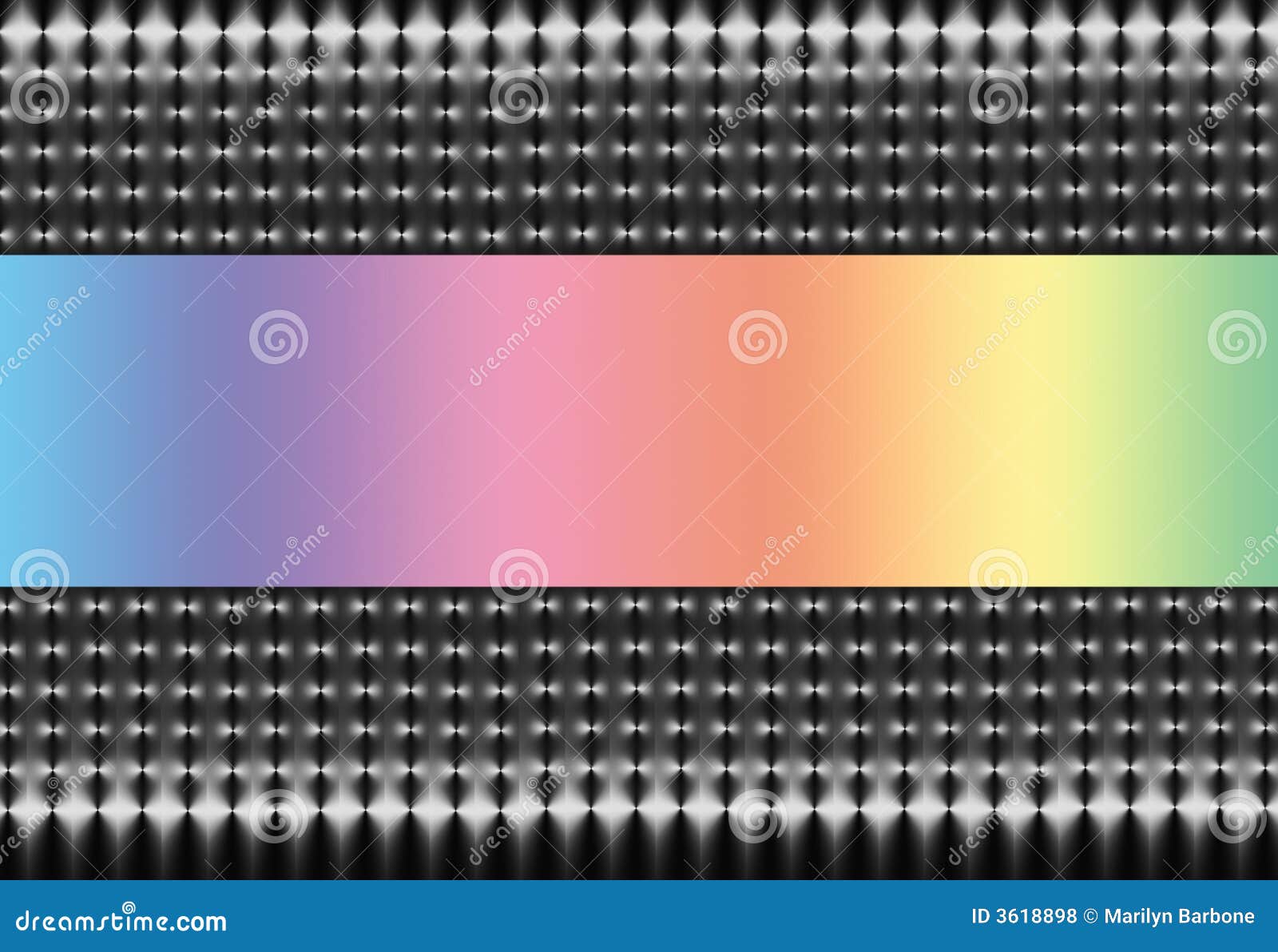 Silver Mesh With Pastel Rainbow Spectrum Stock Illustration ...