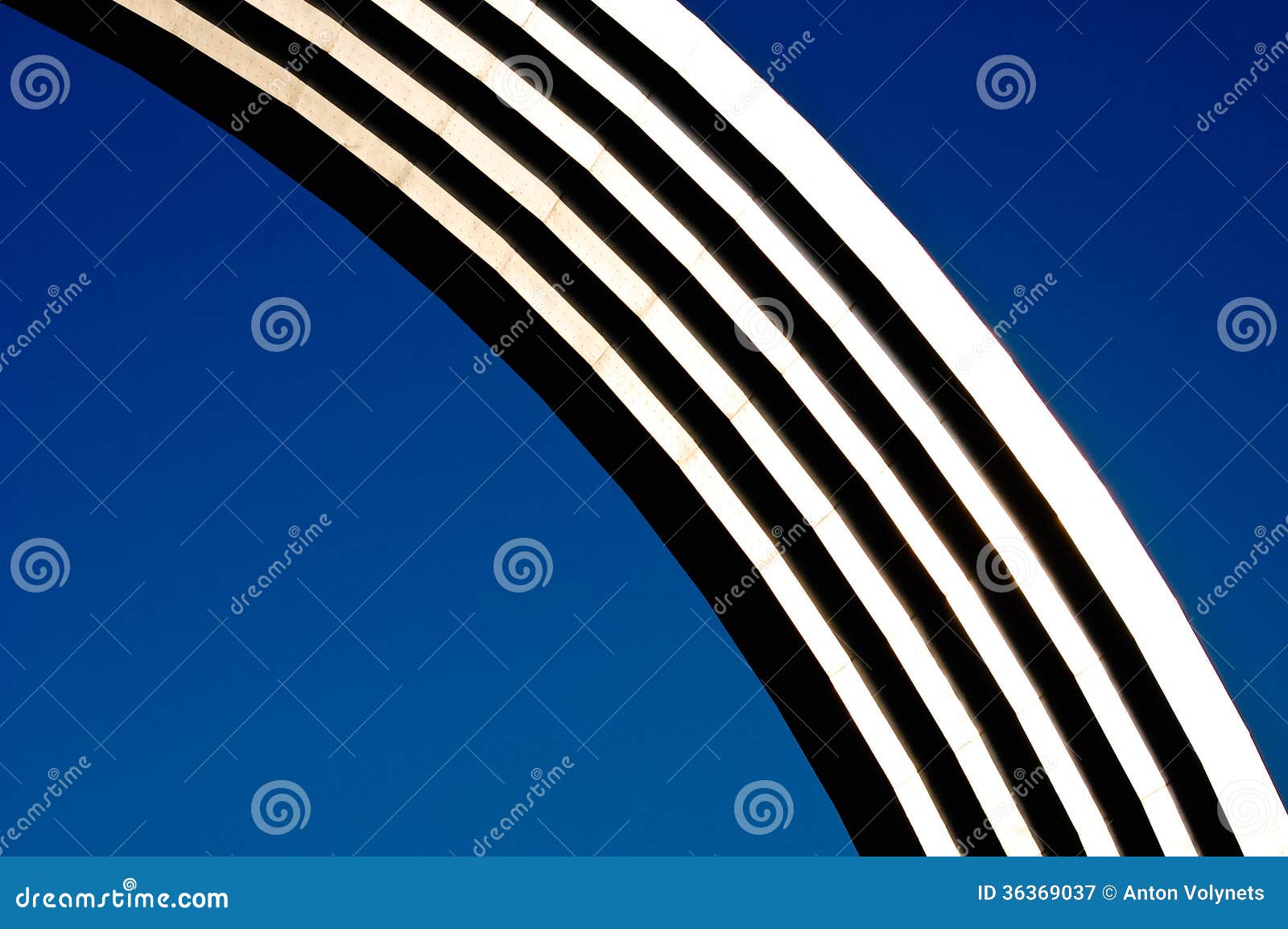 Silver metal arch stock image. Image of weld, metal, clear - 36369037