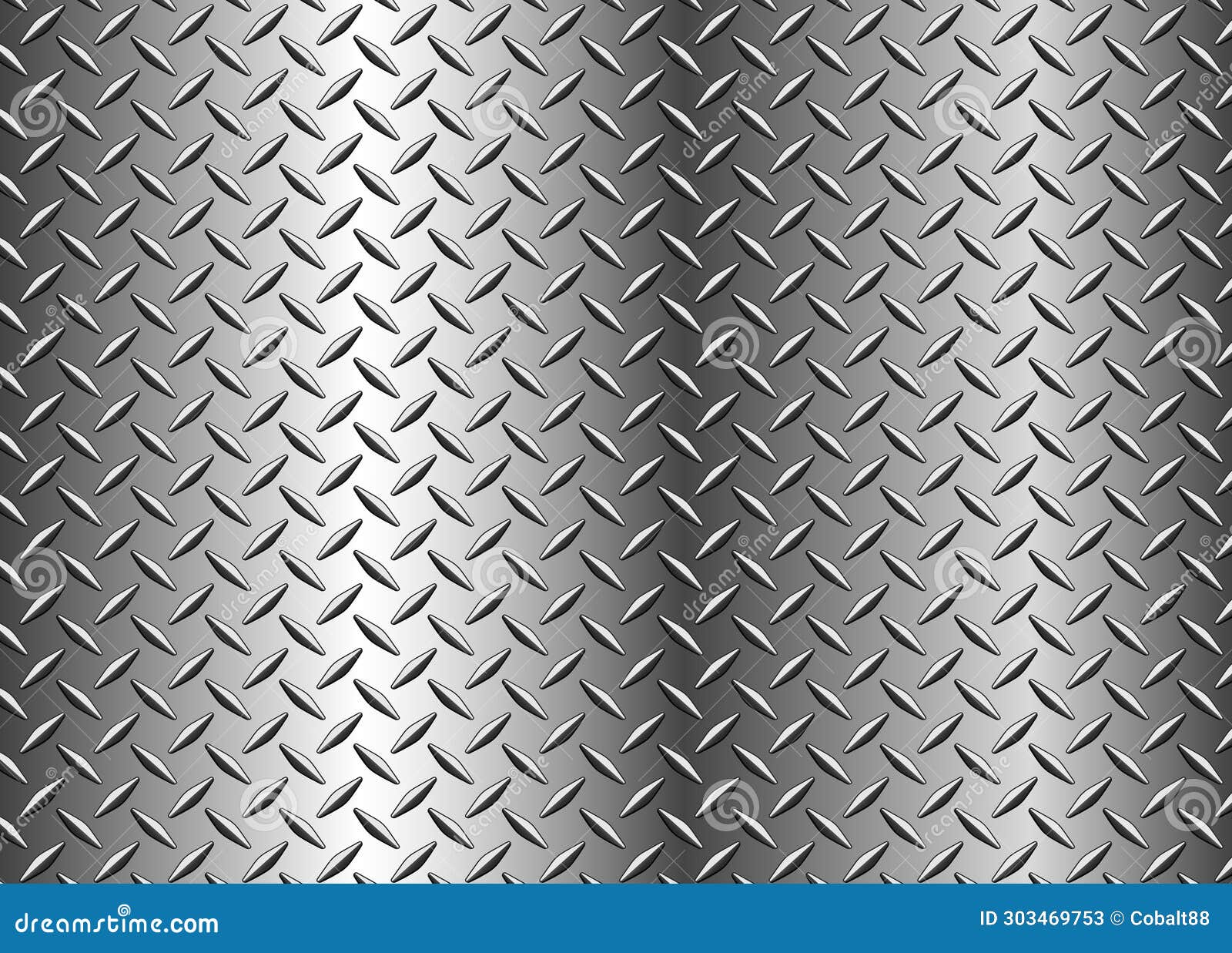 Silver Metal Background with Diamond Plate Texture Pattern, Shiny ...