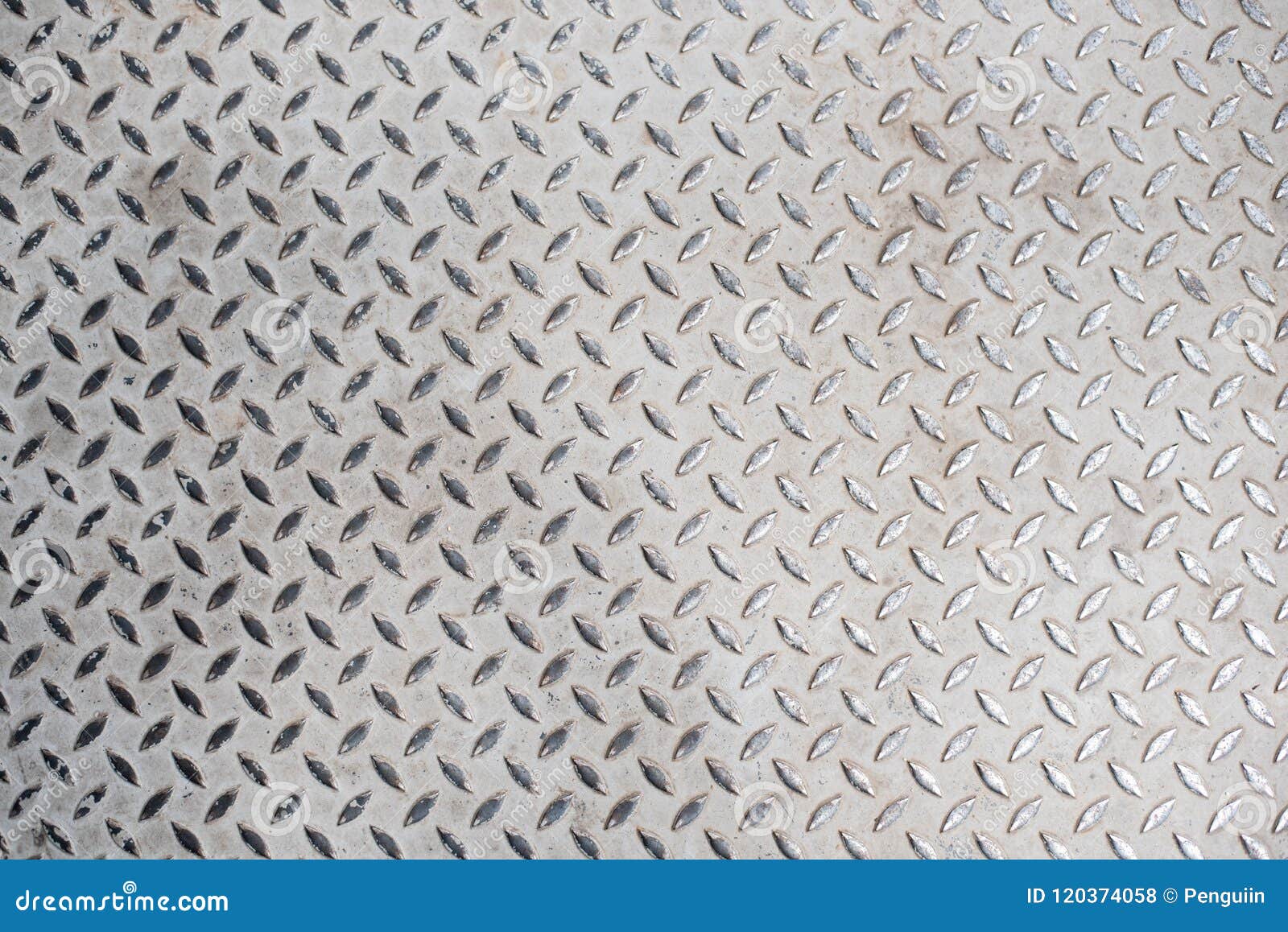 Silver Metal Diamond Plate Floor Background Stock Photo - Image of ...
