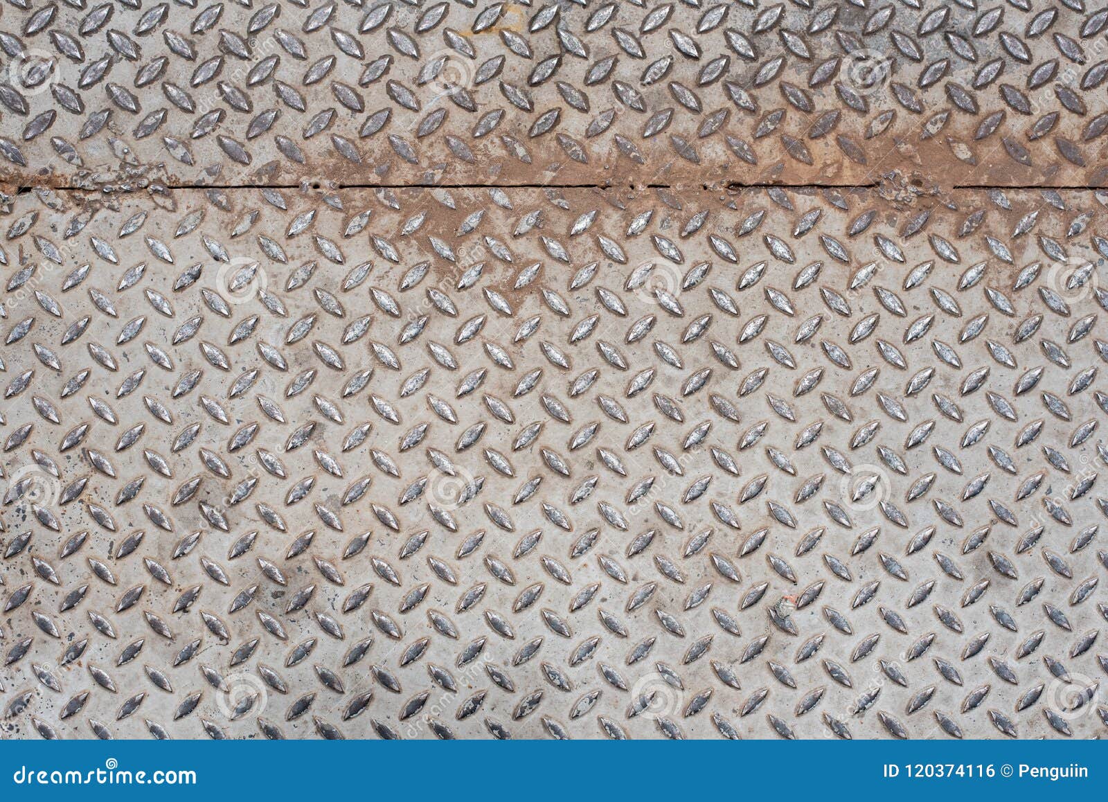 Silver Metal Diamond Plate Floor Background Stock Photo - Image of ...
