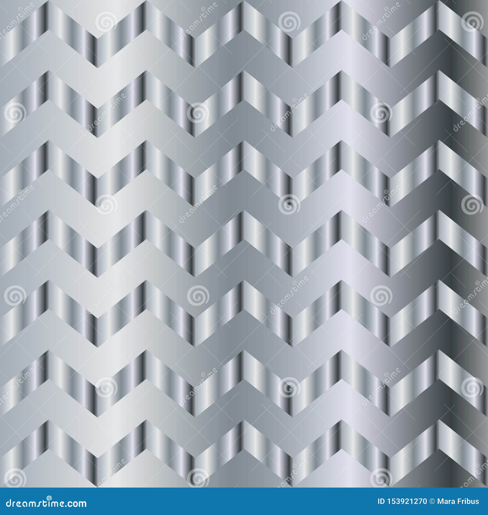 Silver Metal Gradient Chevron Pattern Background Stock Vector - Illustration of graphics, silver ...