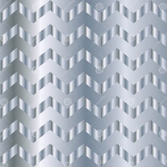 Silver Metal Gradient Chevron Pattern Background Stock Vector - Illustration of abstract, gray ...