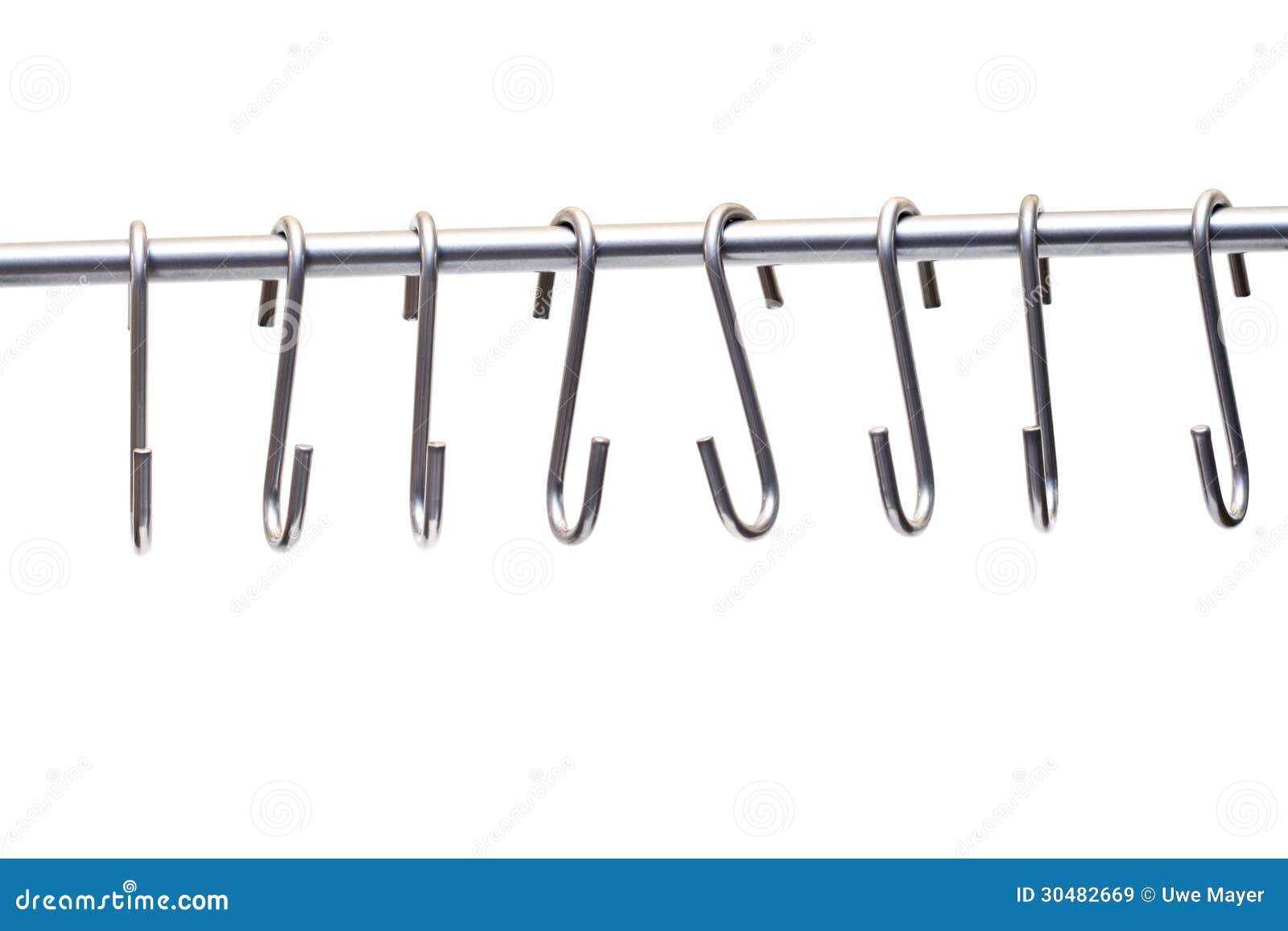 Silver metal hook stock image. Image of hangs, accessories - 30482669