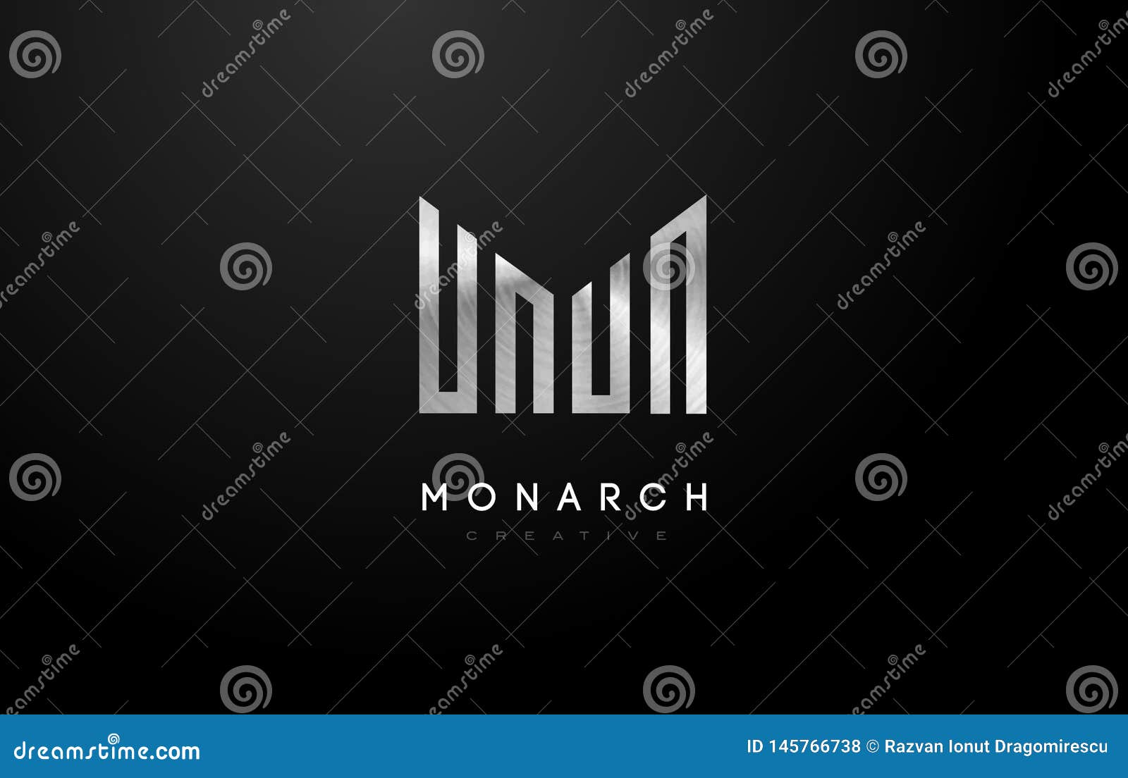 Silver Metal M Logo. M Letter Icon Design Vector Stock Vector ...