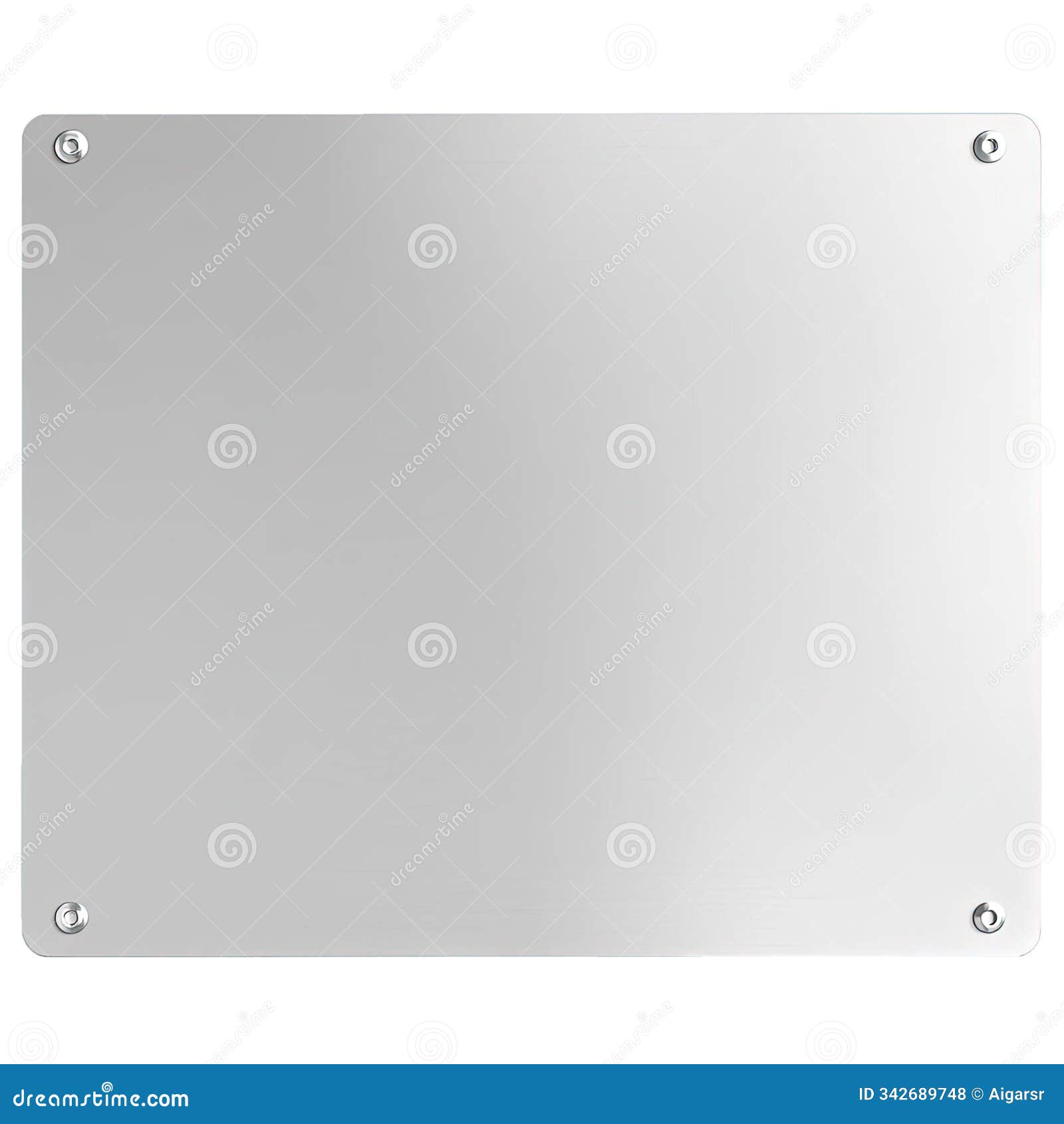 Silver metal plate stock illustration. Illustration of rivet - 342689748
