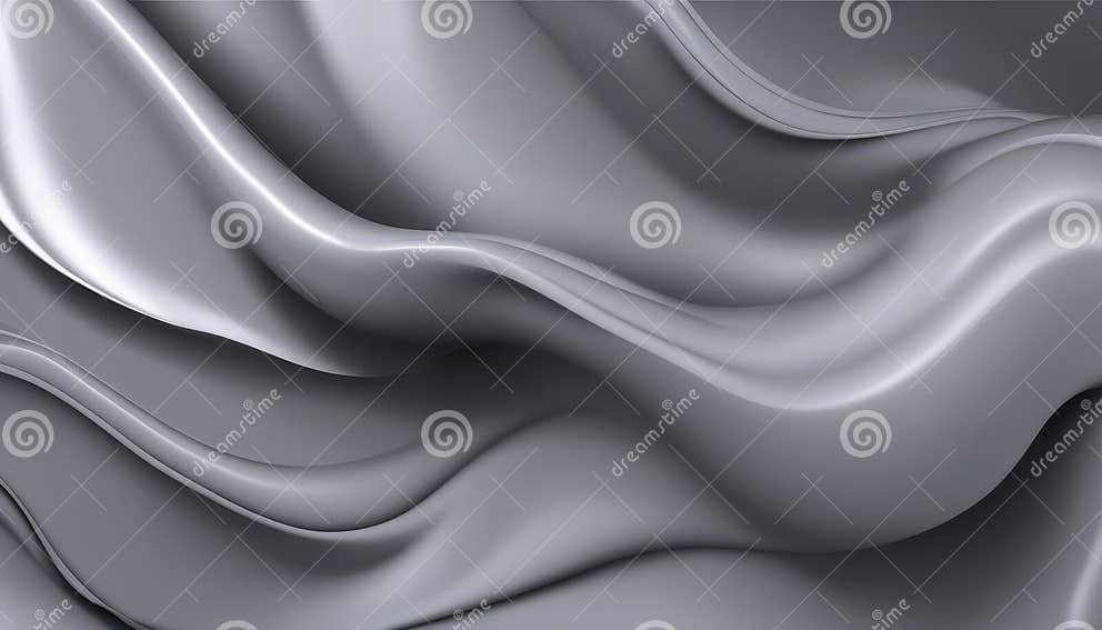 A Silver Metal Sheet with a Wave Pattern Stock Illustration ...