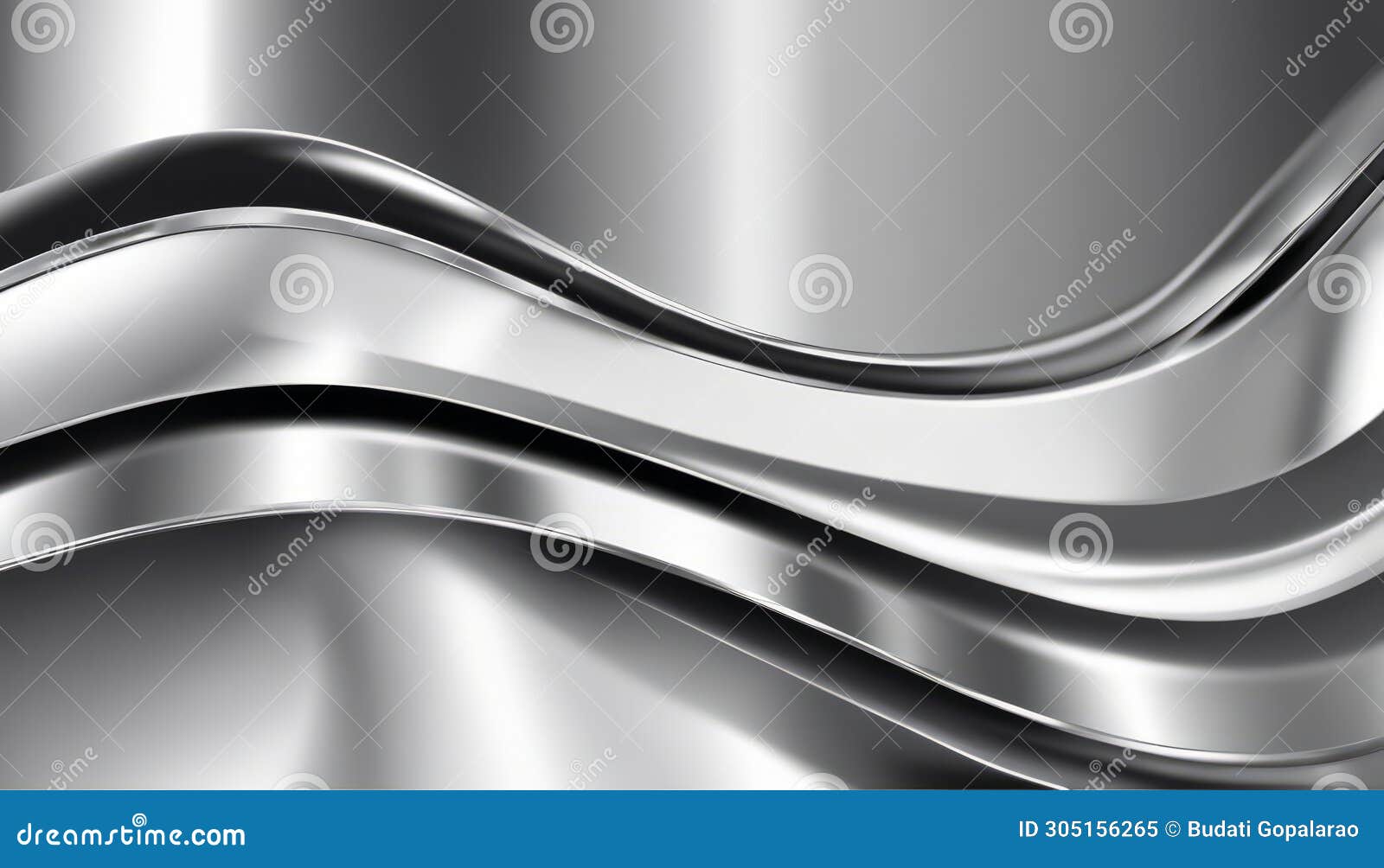 A Silver Metal Sheet with a Wavy Pattern Stock Illustration ...