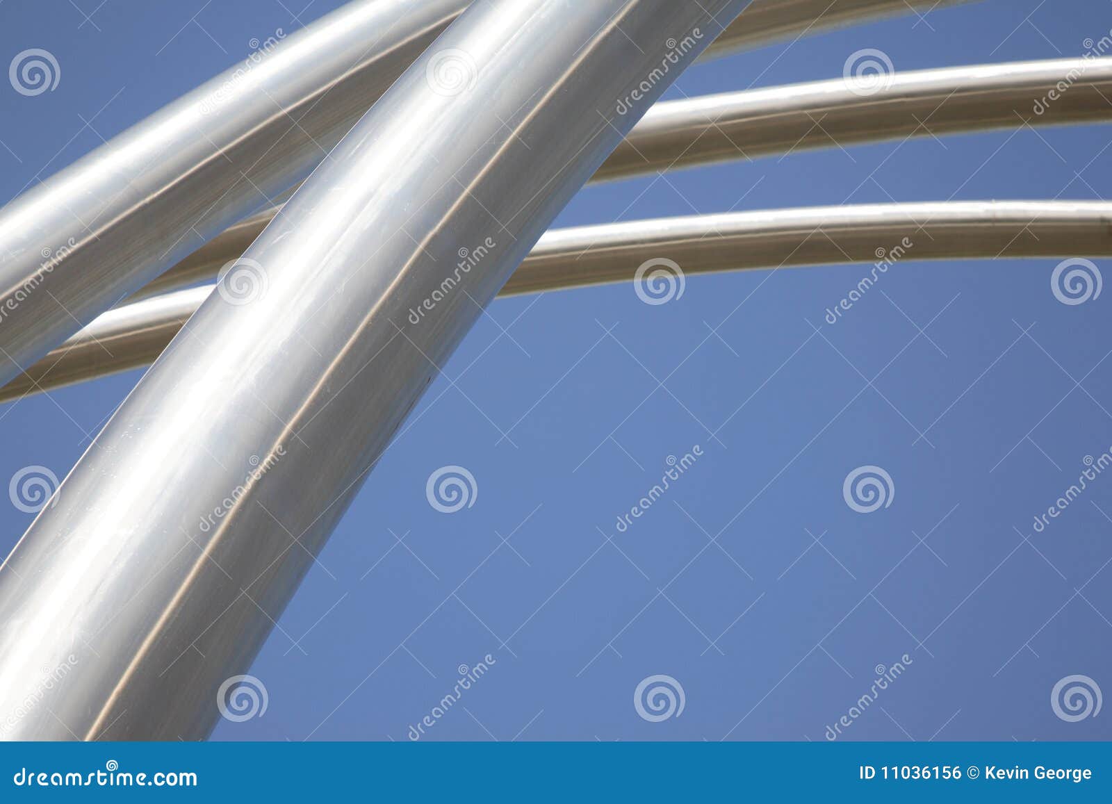 Silver Metal Stucture stock photo. Image of architecture - 11036156