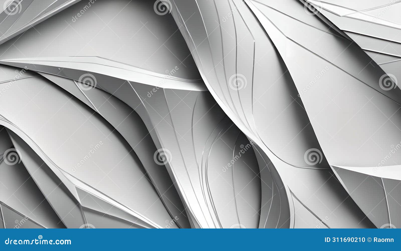 Silver Metal Texture Website Digital Header Design, AI Generated Stock ...