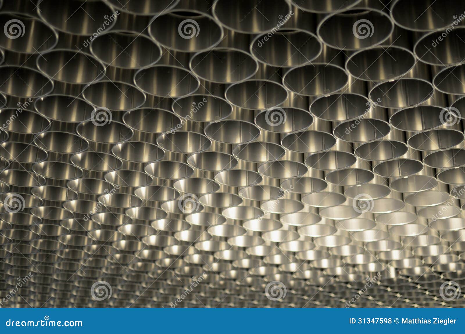 Silver Metal Tubes Background Stock Photo - Image of texture, glow ...