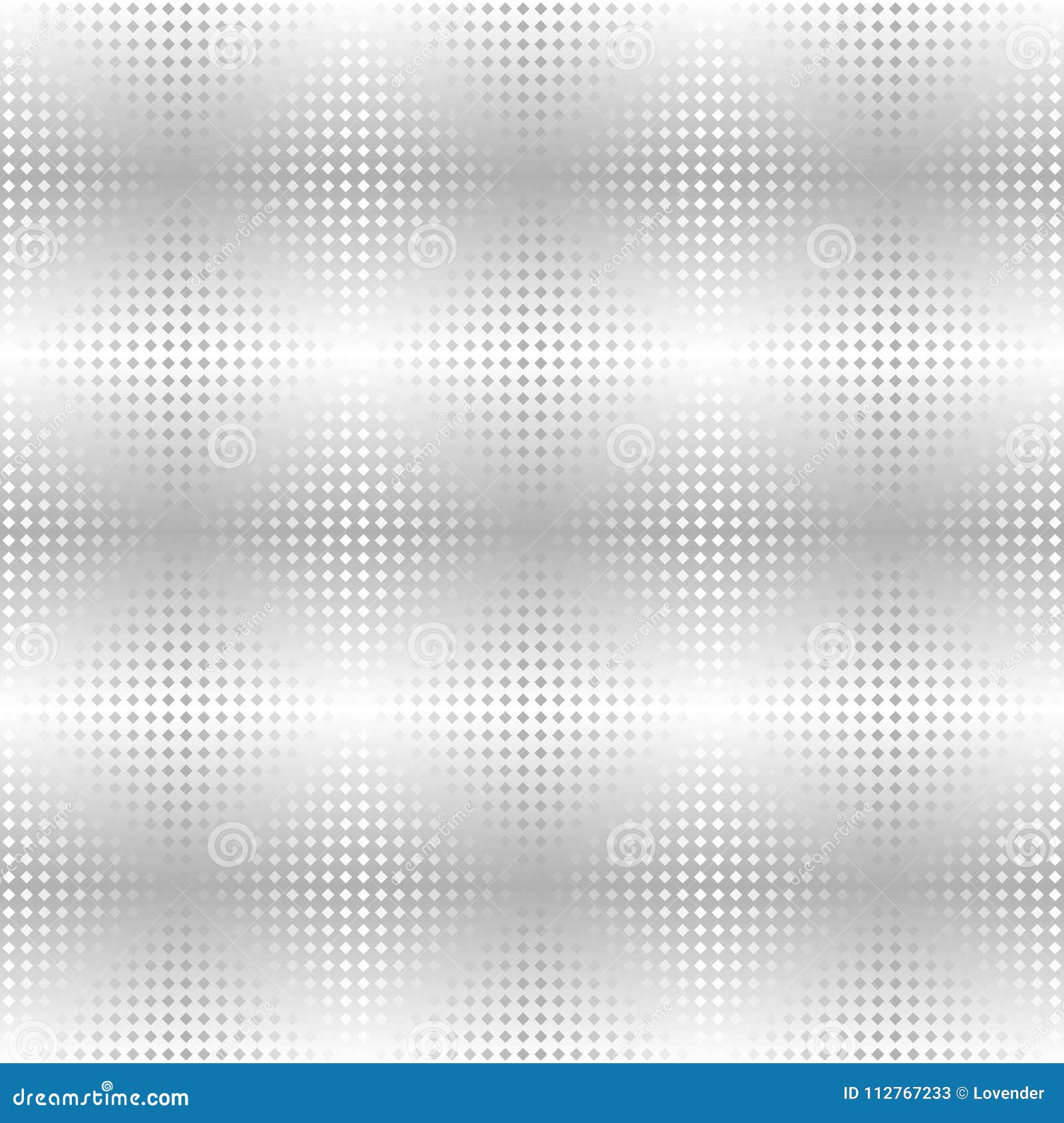 Silver Metallic Diamond Pattern. Vector Seamless Background Stock ...
