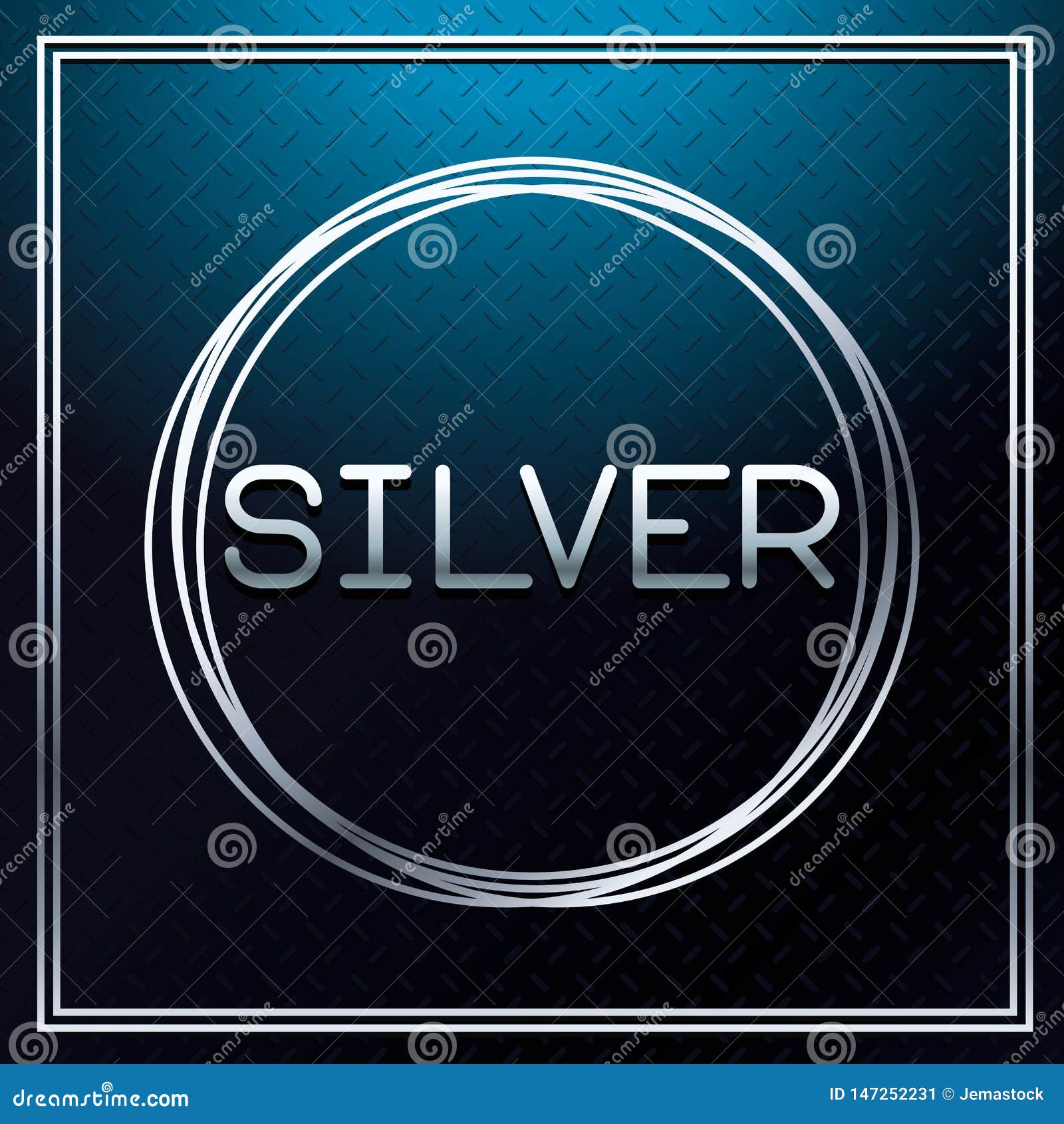 Silver metallic font stock vector. Illustration of card - 147252231