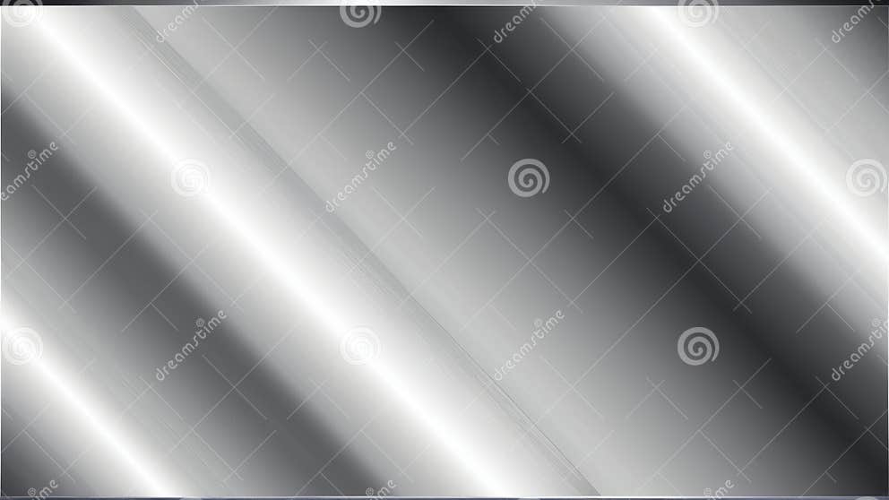 Silver Metallic Gradient Background for Modern Design Projects Stock ...