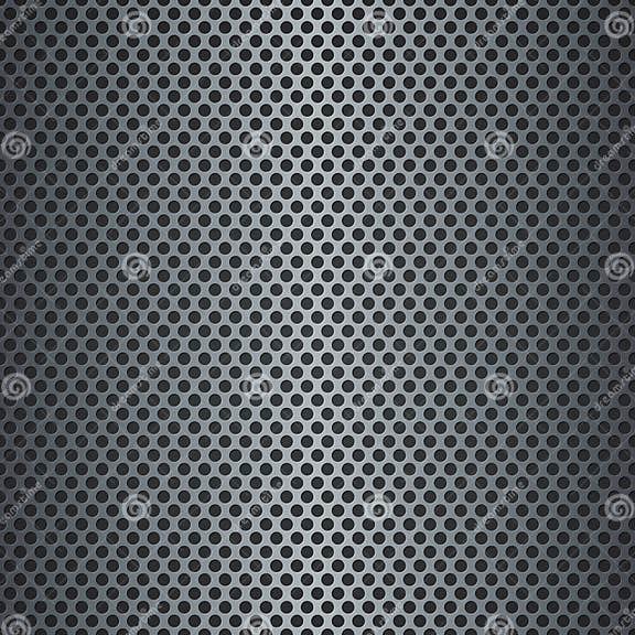 Silver Metallic Grid Background Stock Vector - Illustration of mesh ...