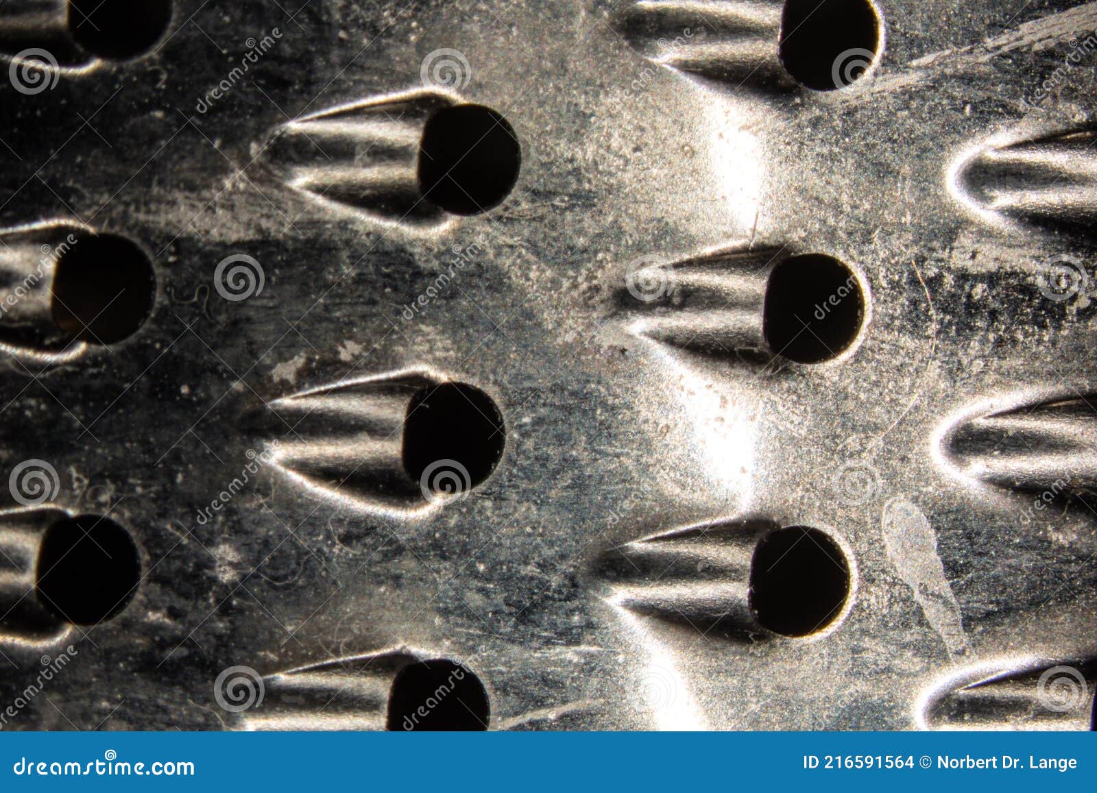 Silver Metallic Kitchen Grater Stock Photo - Image of shine, metal ...