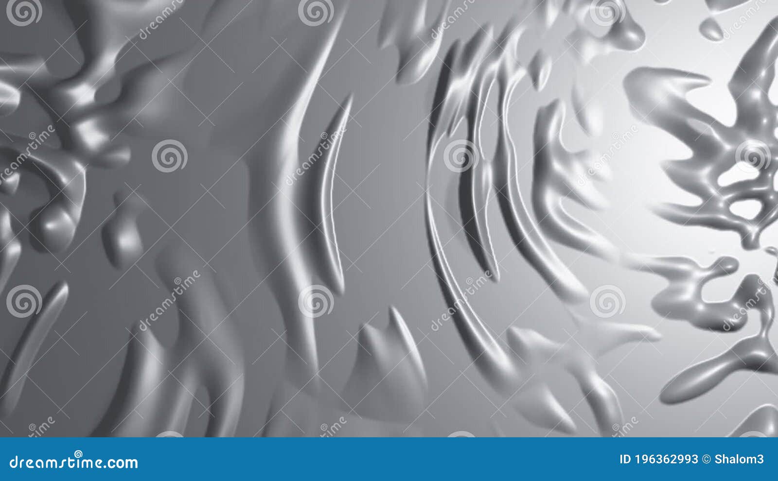 Silver Metallic Liquid Surface with Uneven Emerging and Disappearing ...