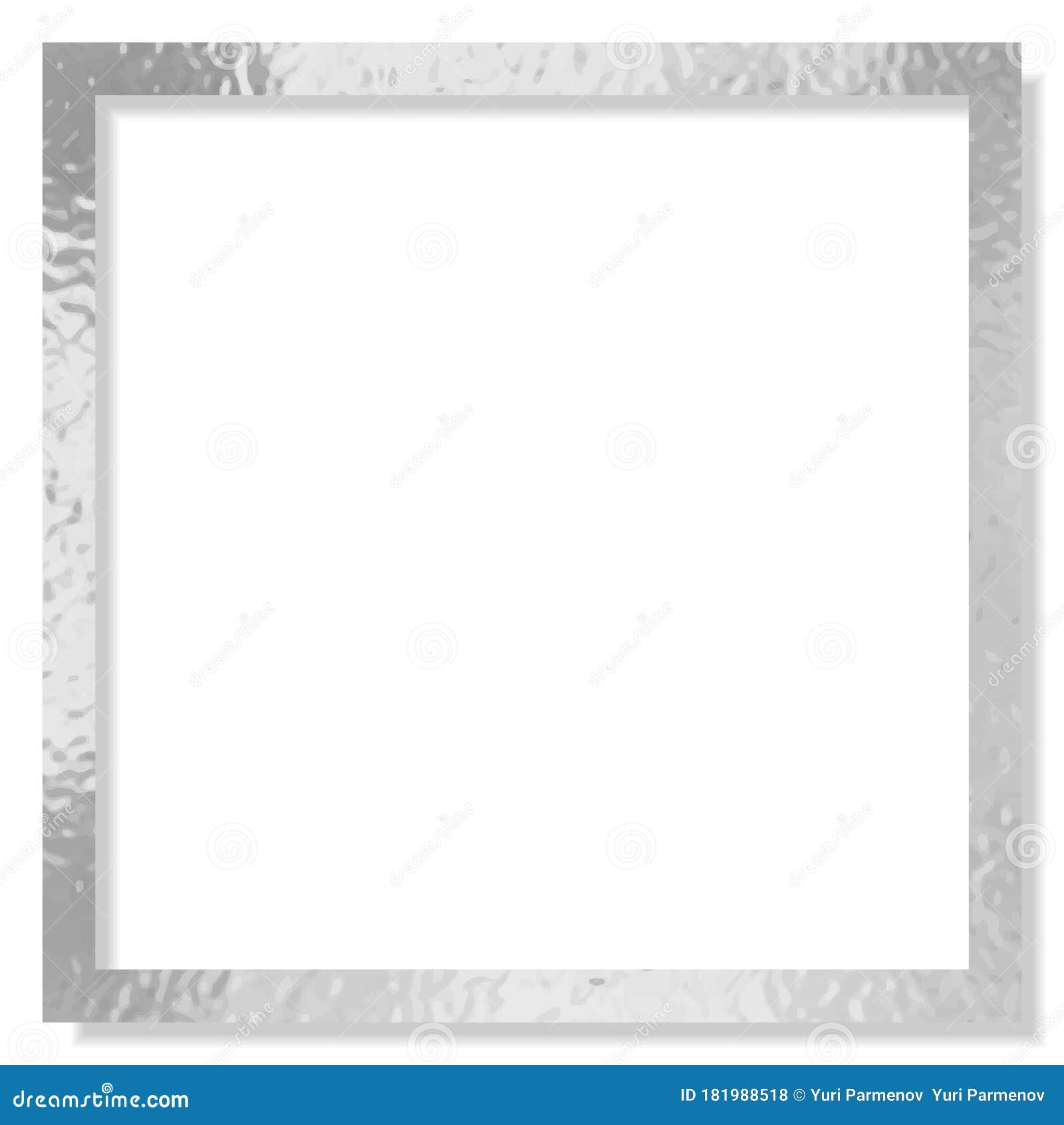 Silver Metallic Luxury Square Frame Border. Vector Background Stock ... Silver Metallic Luxury Square Frame Border. Vector Background Stock ...
