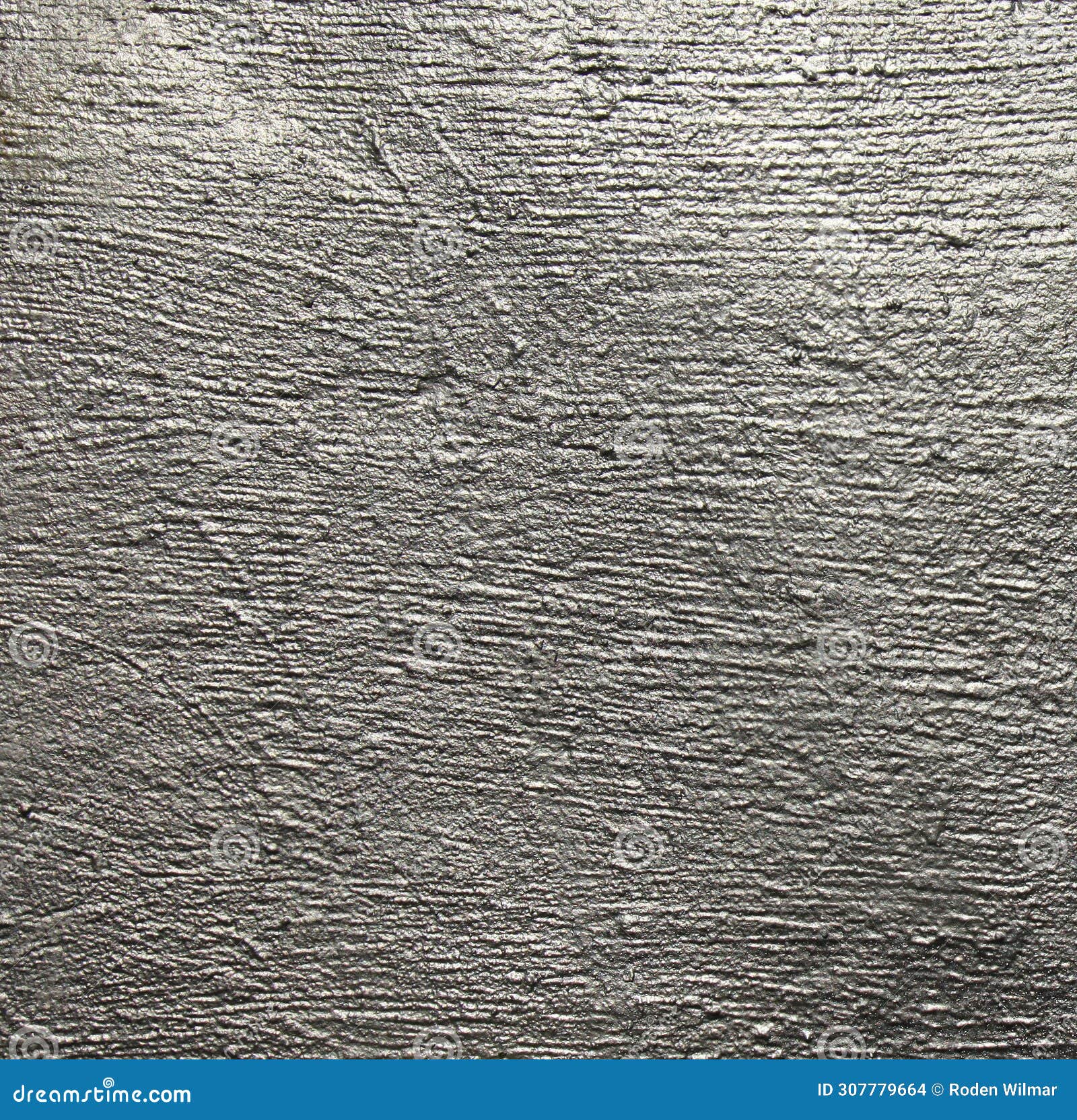 Silver Metallic Wall, Background, Texture. Uneven, Grooved and Embossed ...