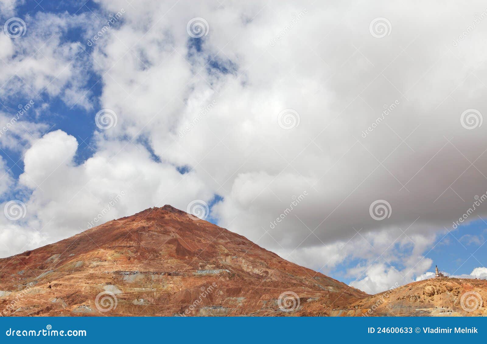 Silver mines of Cerro Rico stock image. Image of andes - 24600633