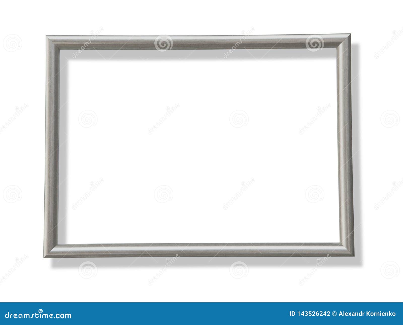 Silver modern frame stock photo. Image of design, decor - 143526242