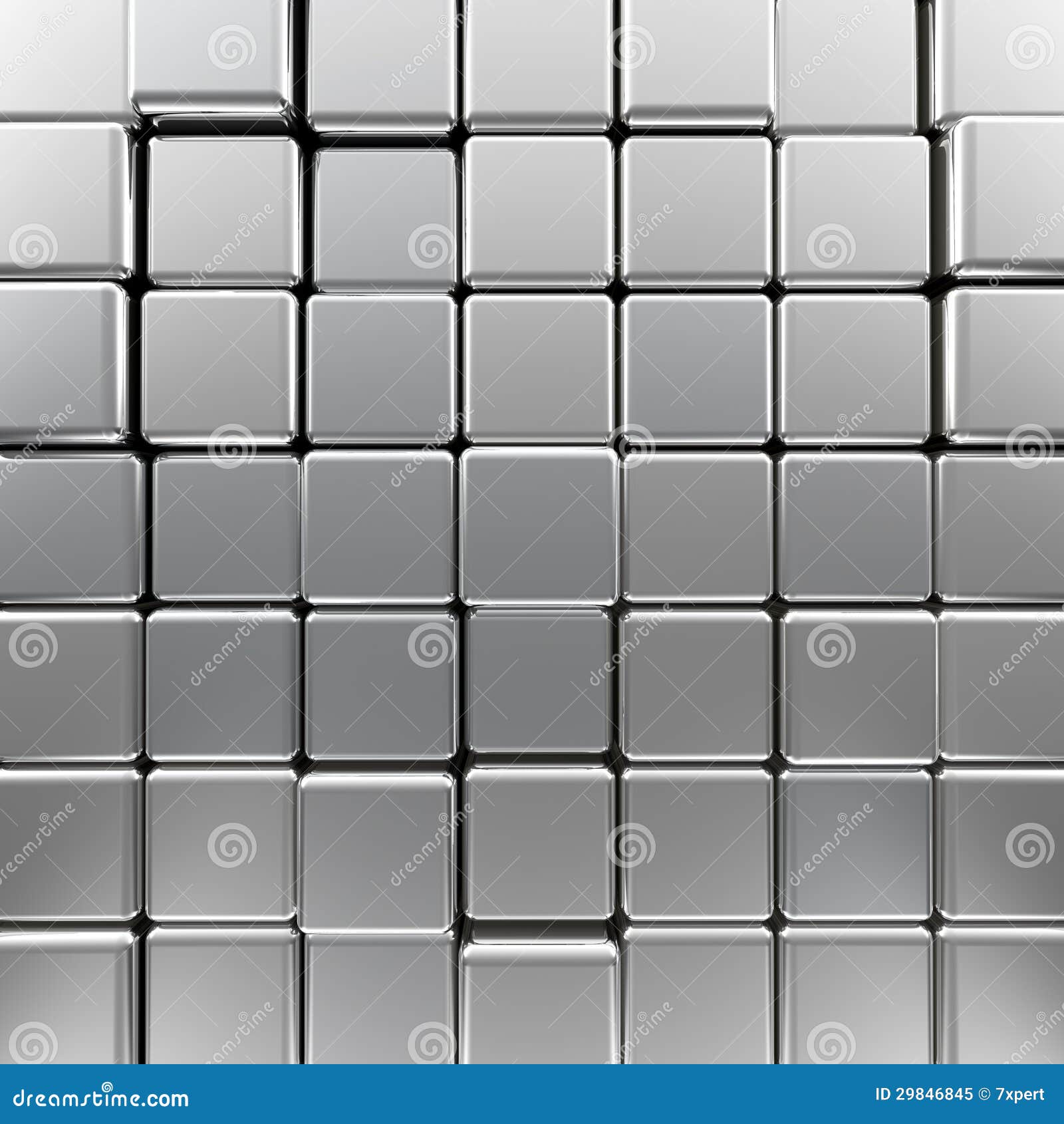 Silver monochrome cubes stock illustration. Illustration of cubes ...