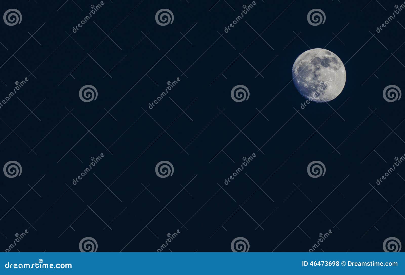 Silver moon stock photo. Image of night, space, nightlife - 46473698