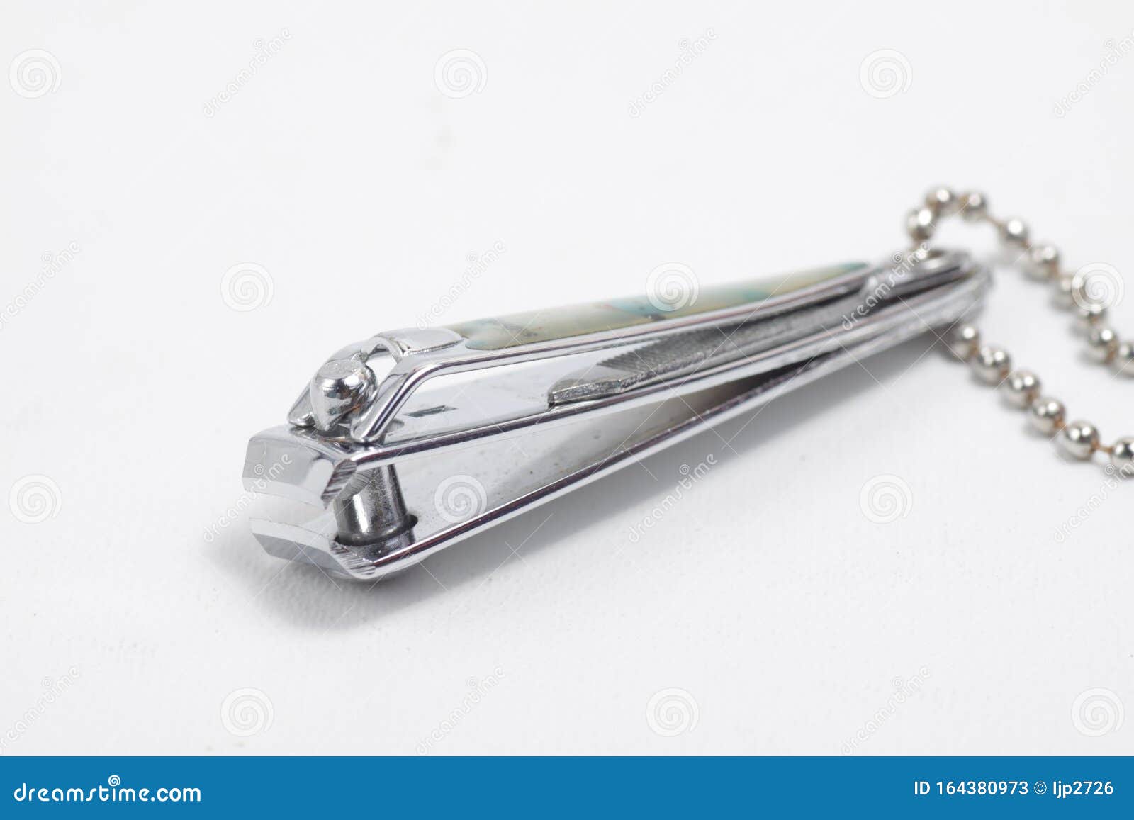 Silver Nail Clipper Tools White Background Stock Image - Image of ...