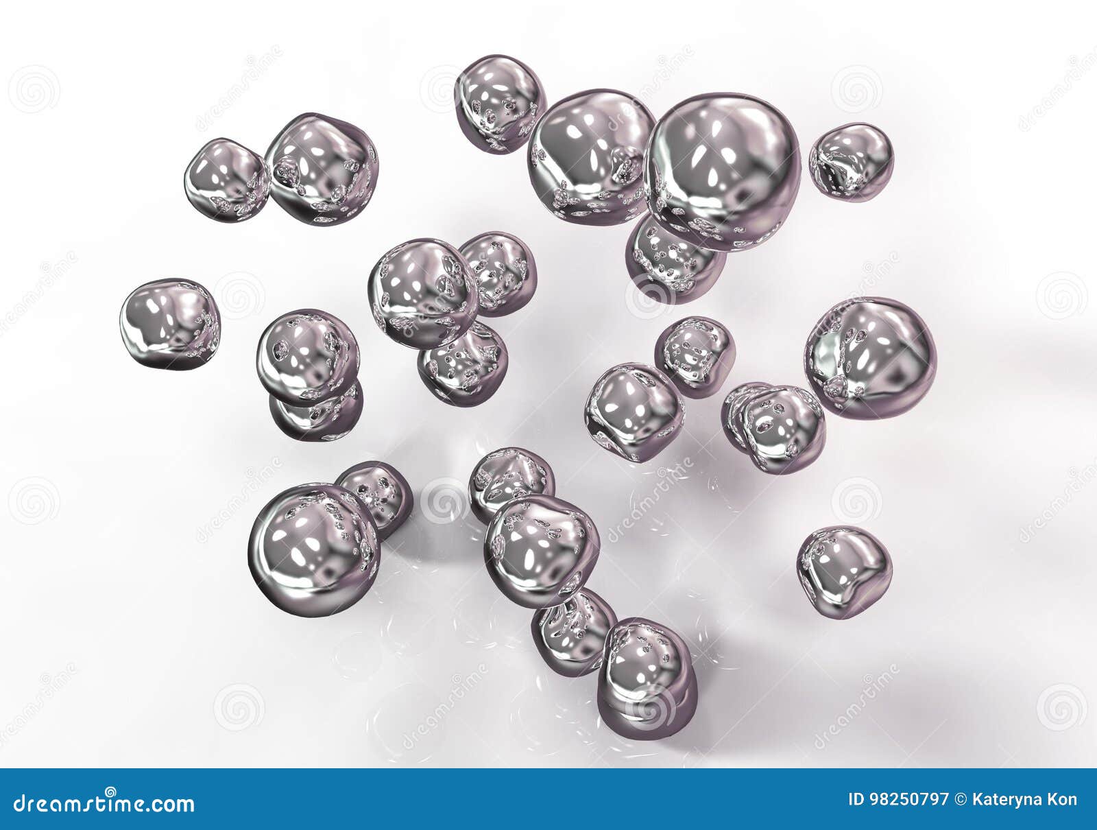 Silver Nanoparticles Illustration Stock Illustration - Illustration of ...