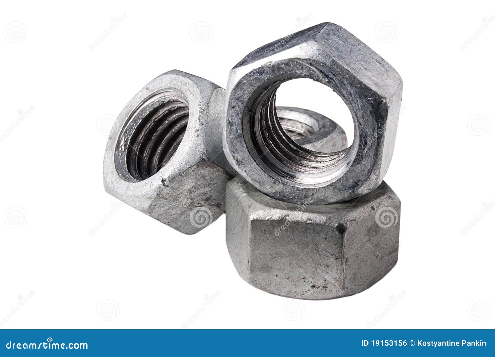 Silver Nut stock photo. Image of grey, metallic, gray - 19153156
