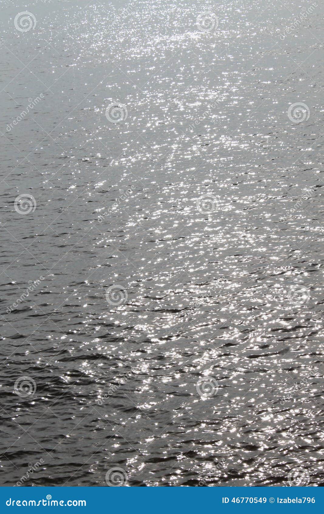 Silver ocean. stock image. Image of lonely, sparkly, infinity - 46770549