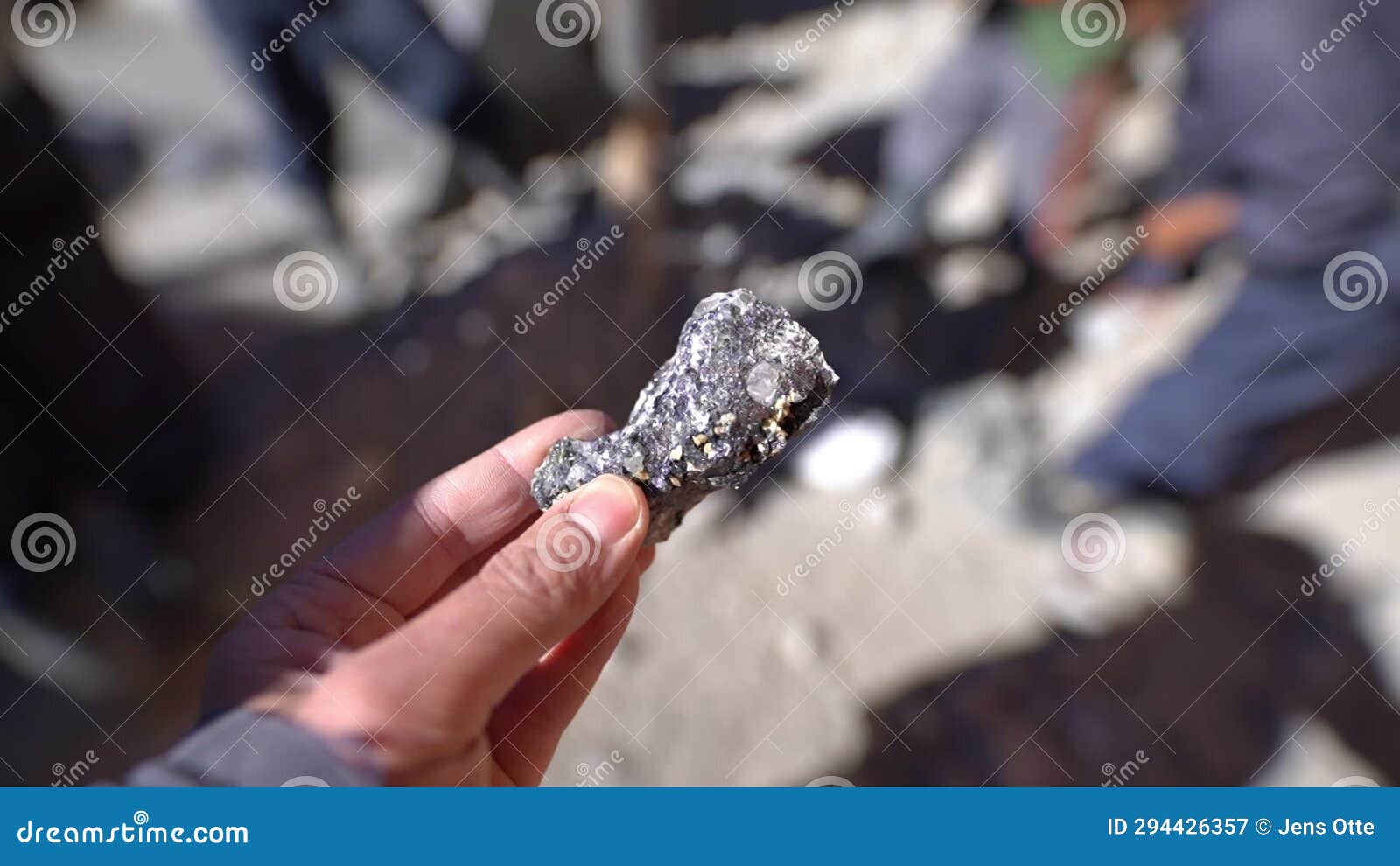 Silver Ore in Shape of a Small Rock Stock Video - Video of material ...