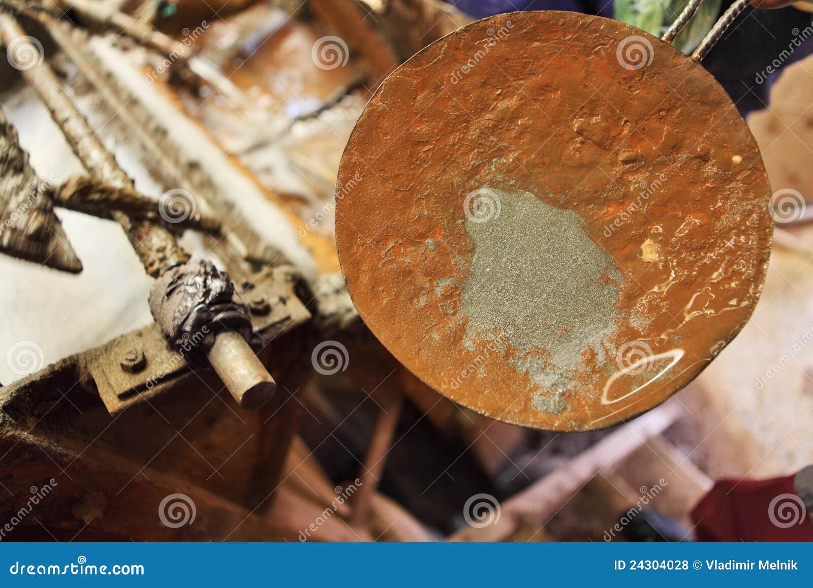 Silver Panning in Potosi Mine Stock Photo - Image of extract, mining ...
