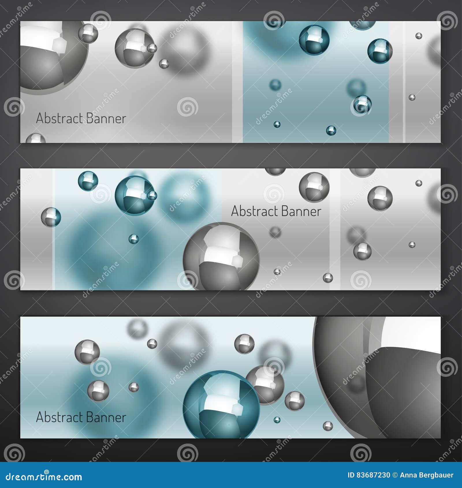 Silver Particles Banners stock vector. Illustration of micro - 83687230