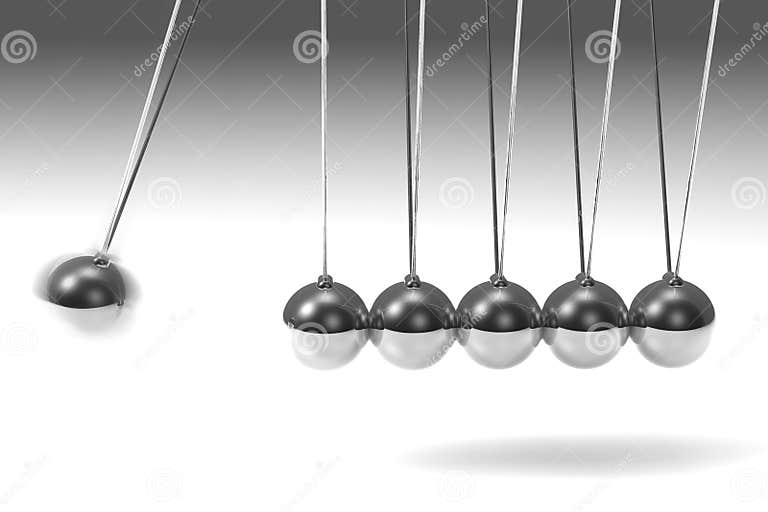 Silver pendulum stock illustration. Illustration of rendered - 1180926
