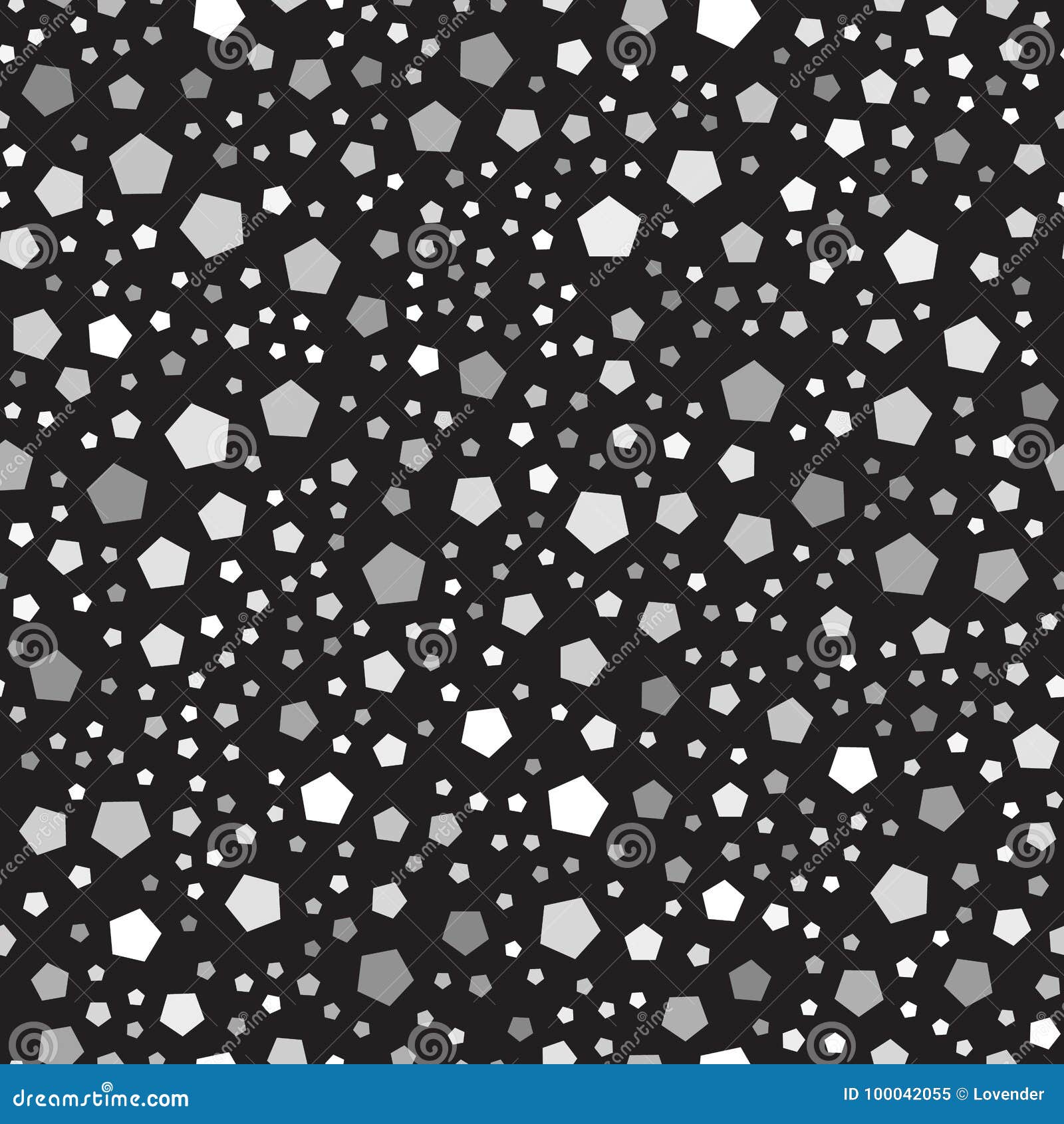 Pentagon Pattern Set Cartoon Vector | CartoonDealer.com #91754017