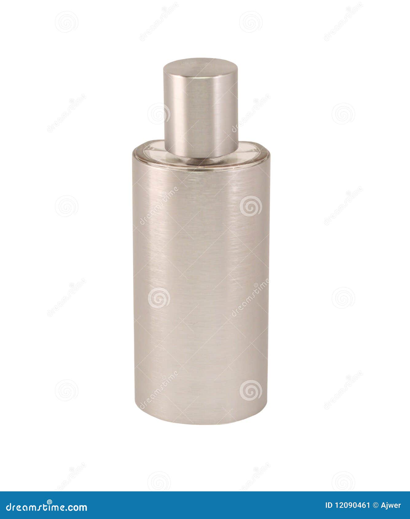 Silver perfume bottle stock image. Image of material - 12090461
