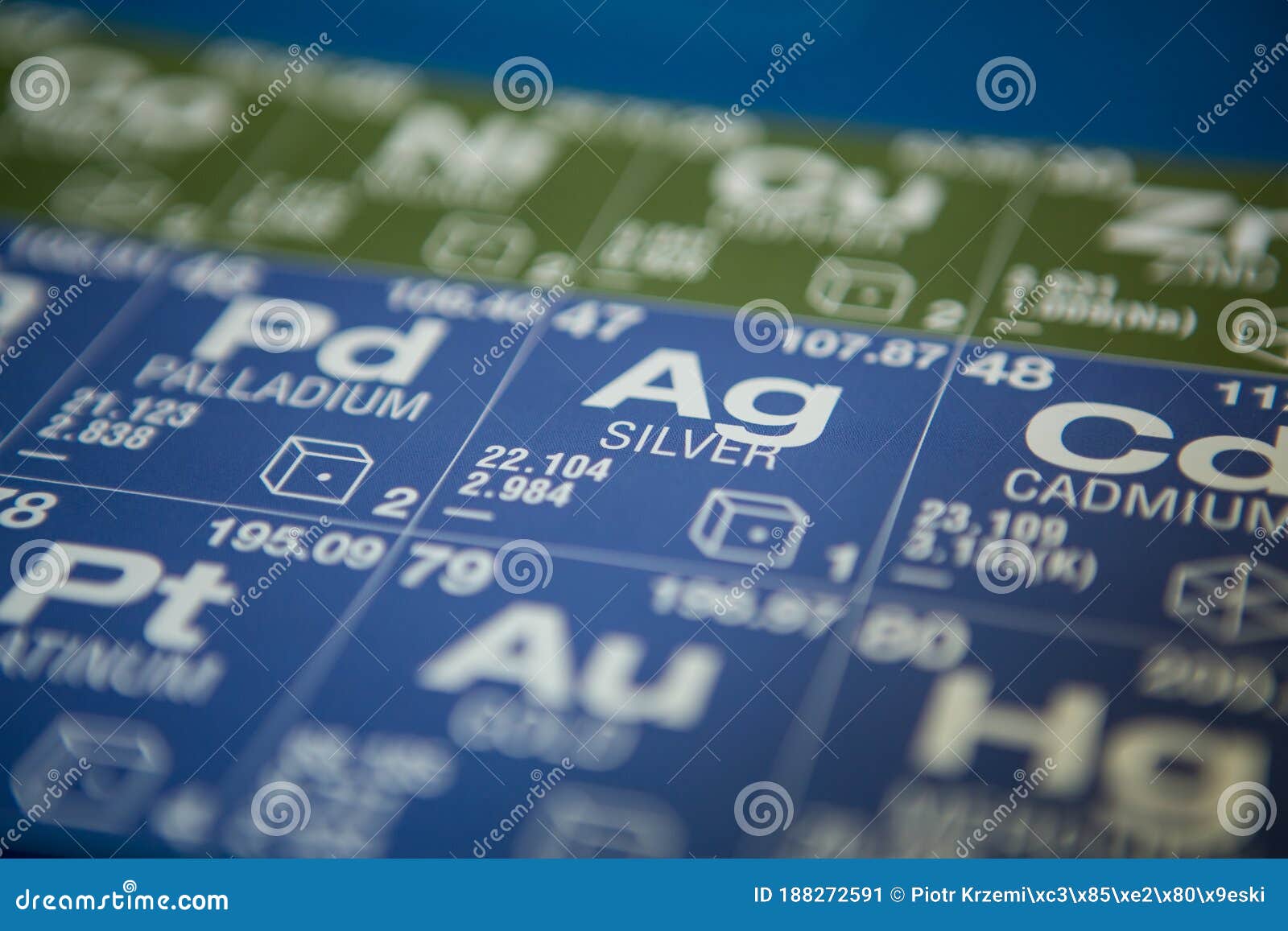 Silver Atom Element Periodic Table Stock Photos - Free & Royalty-Free ...