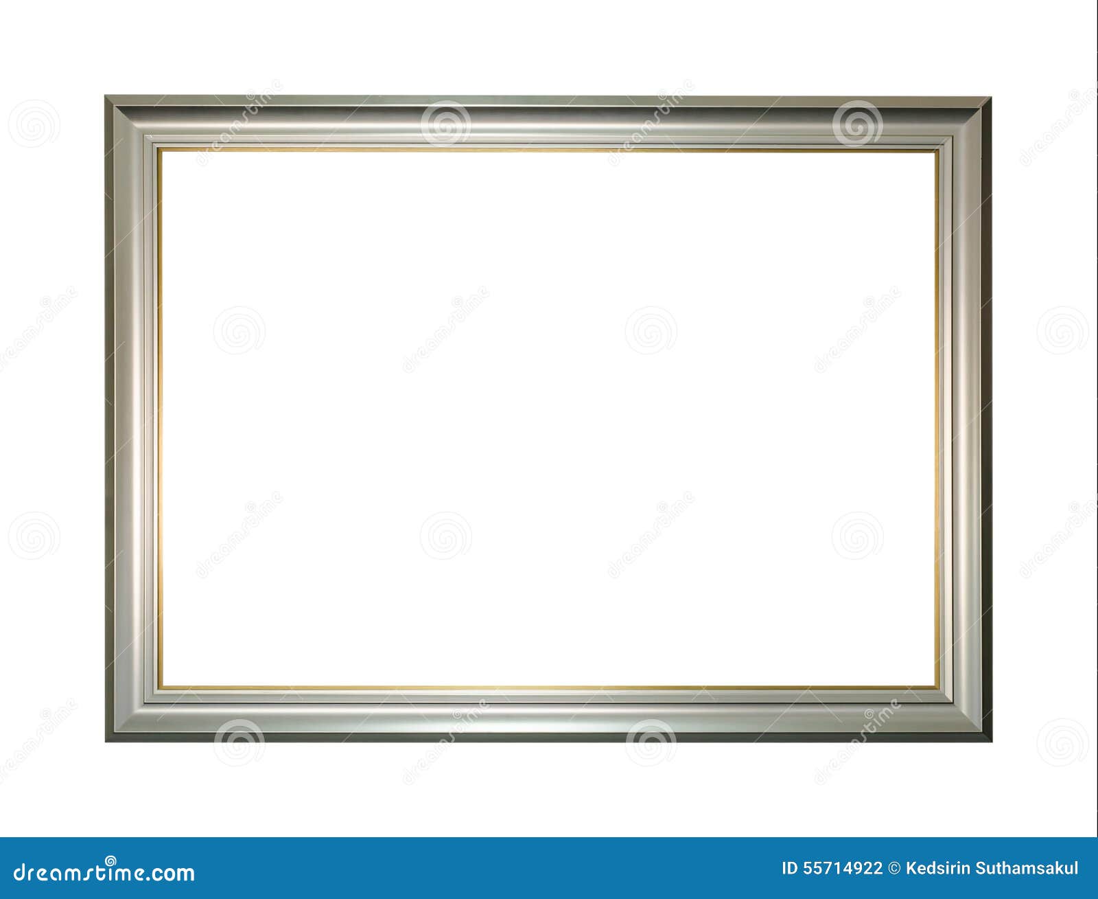 Silver picture frame stock photo. Image of rectangular - 55714922