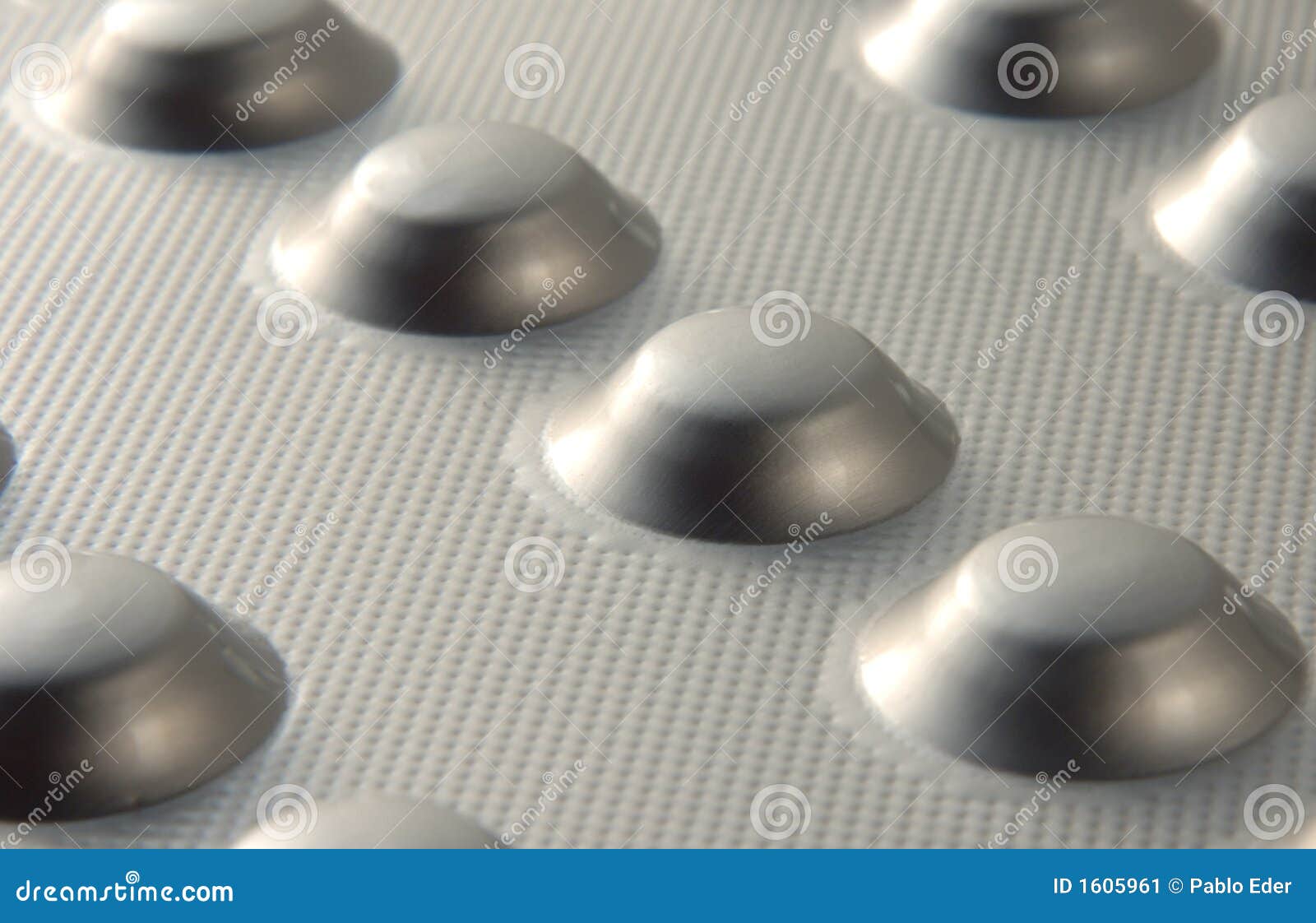 Silver pills blister stock image. Image of headache, medicine - 1605961