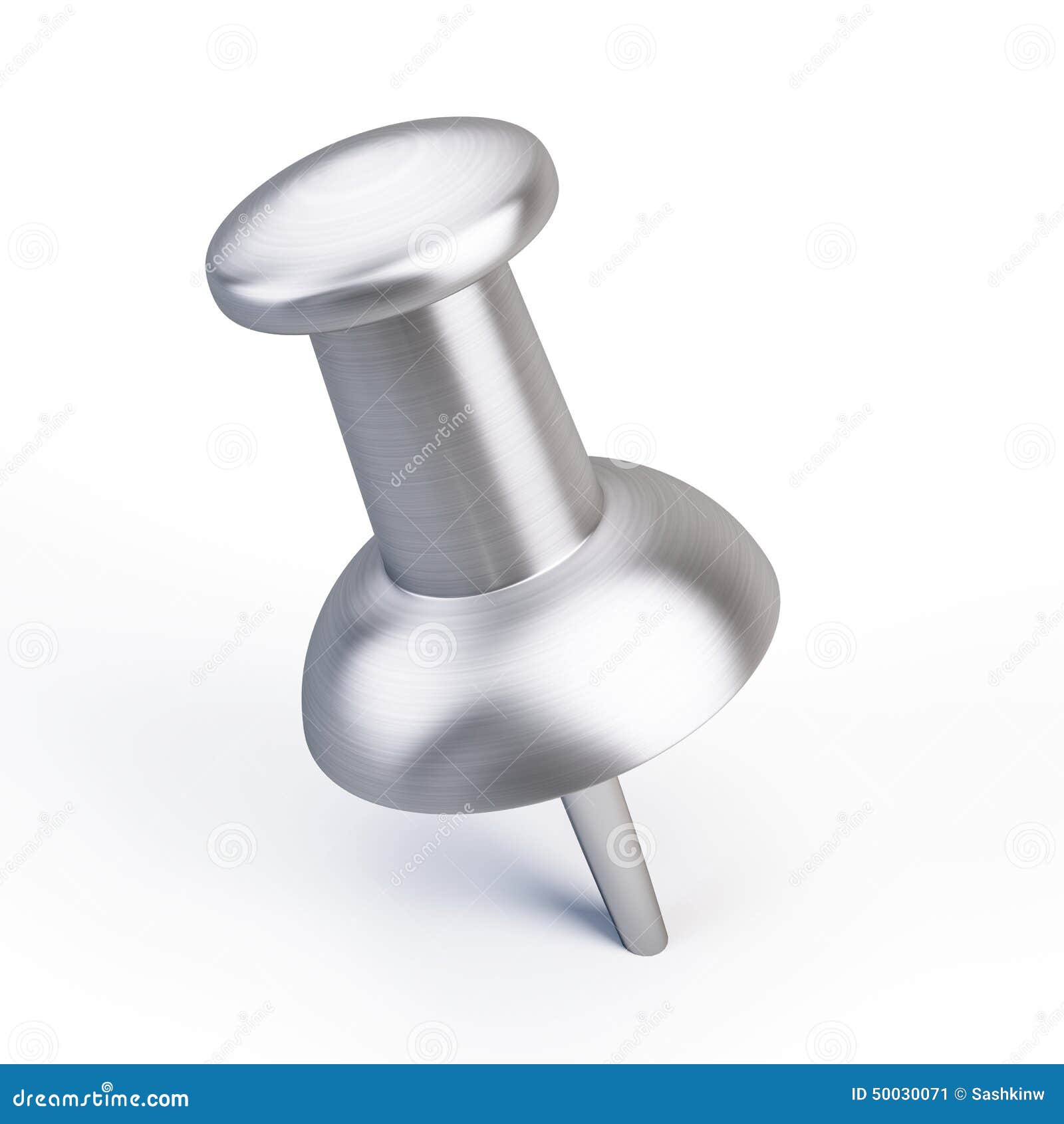 Silver Pin on White stock illustration. Illustration of sheet - 50030071