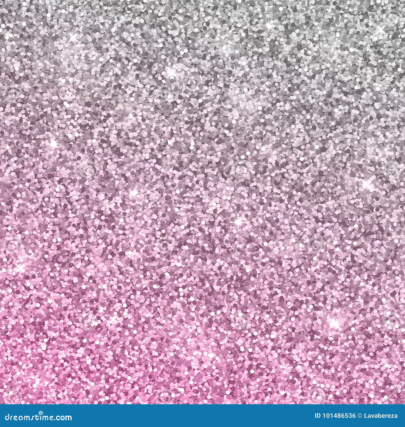 Silver Pink Glitter Background. Vector Stock Vector - Illustration of ...