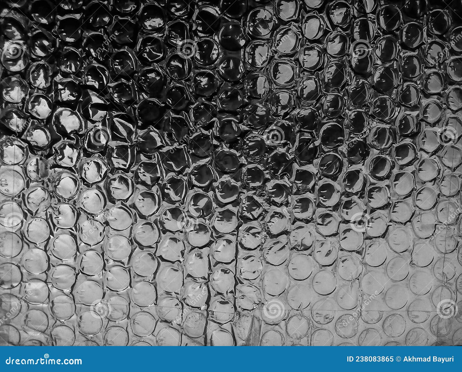 Silver plastic bubble stock image. Image of porous, background - 238083865