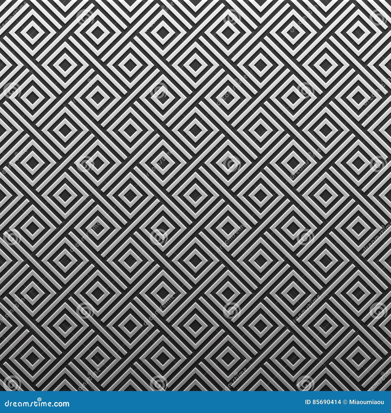 Silver/platinum Metallic Background with Geometric Pattern Stock Vector ...