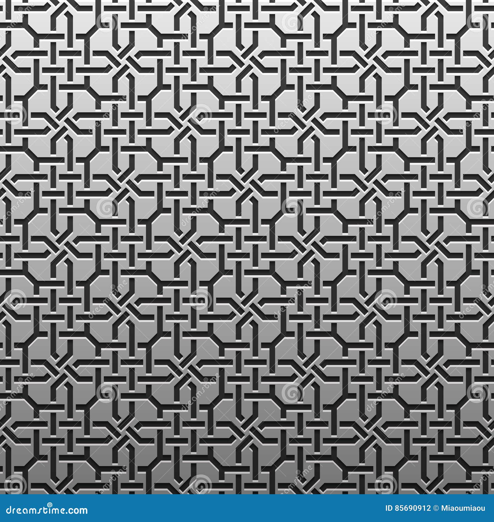 Silver/platinum Metallic Background with Geometric Pattern Stock Vector ...