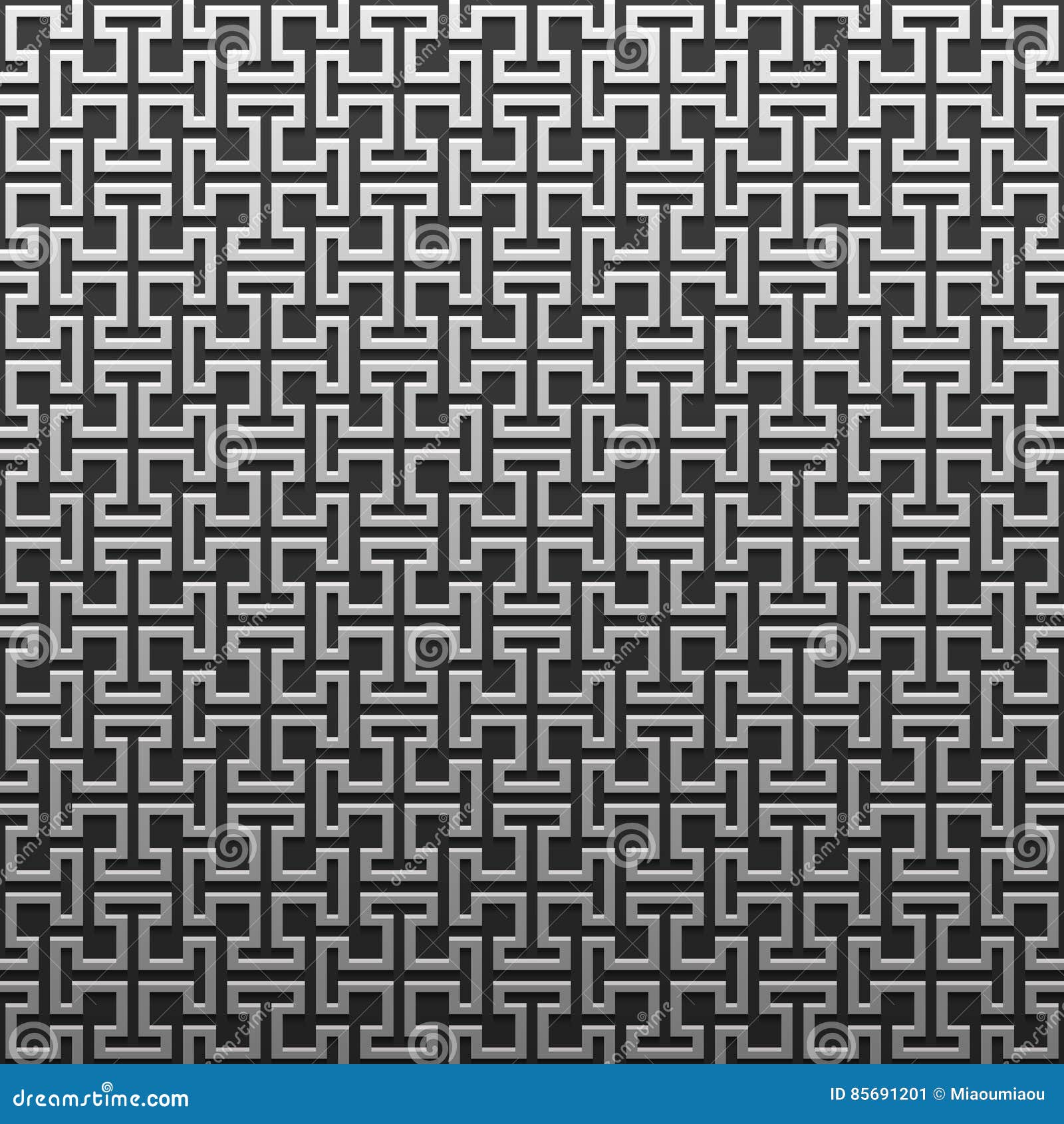 Silver/platinum Metallic Background with Geometric Pattern Stock Vector ...