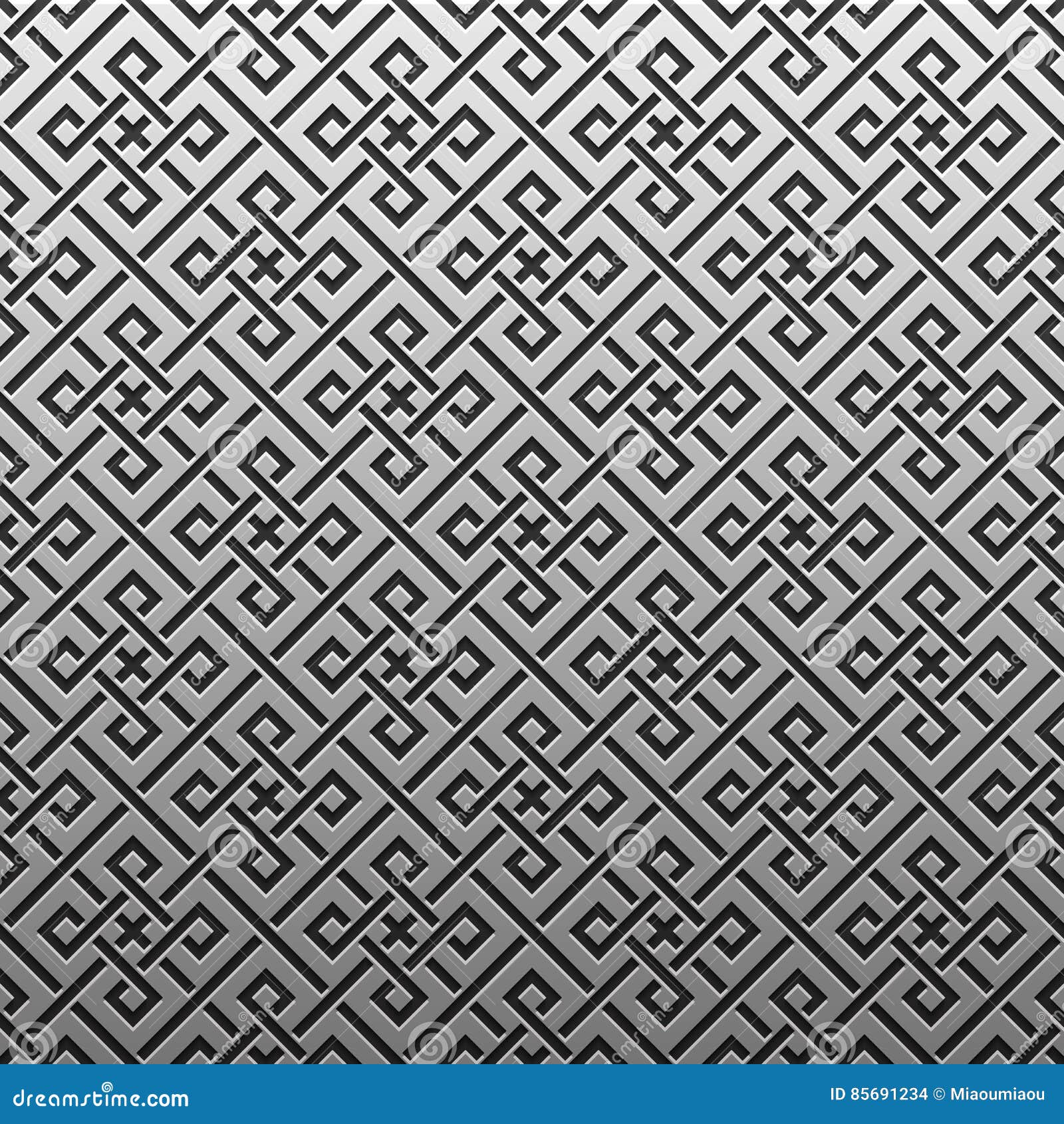 Silver/platinum Metallic Background with Geometric Pattern Stock Vector ...